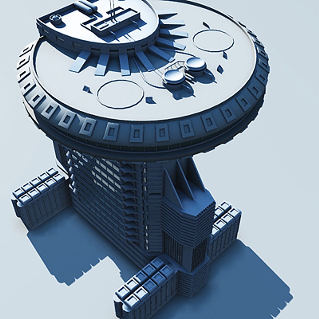 3ds Modern Building