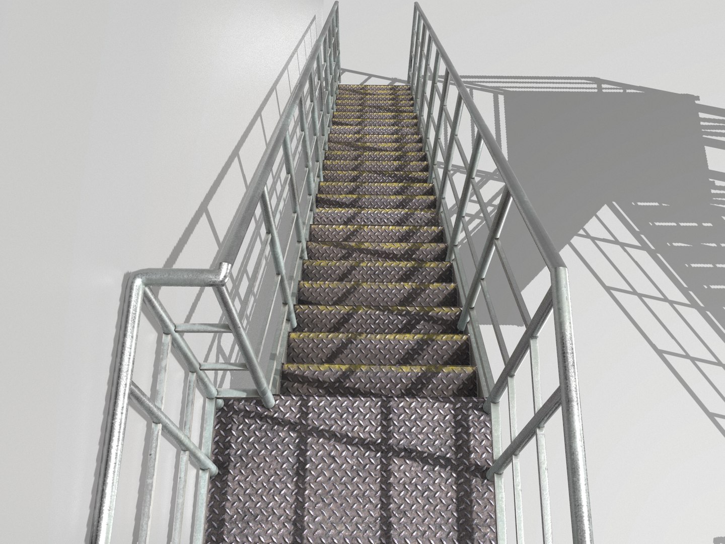 Industrial Stairs 3D Model - TurboSquid 1510738