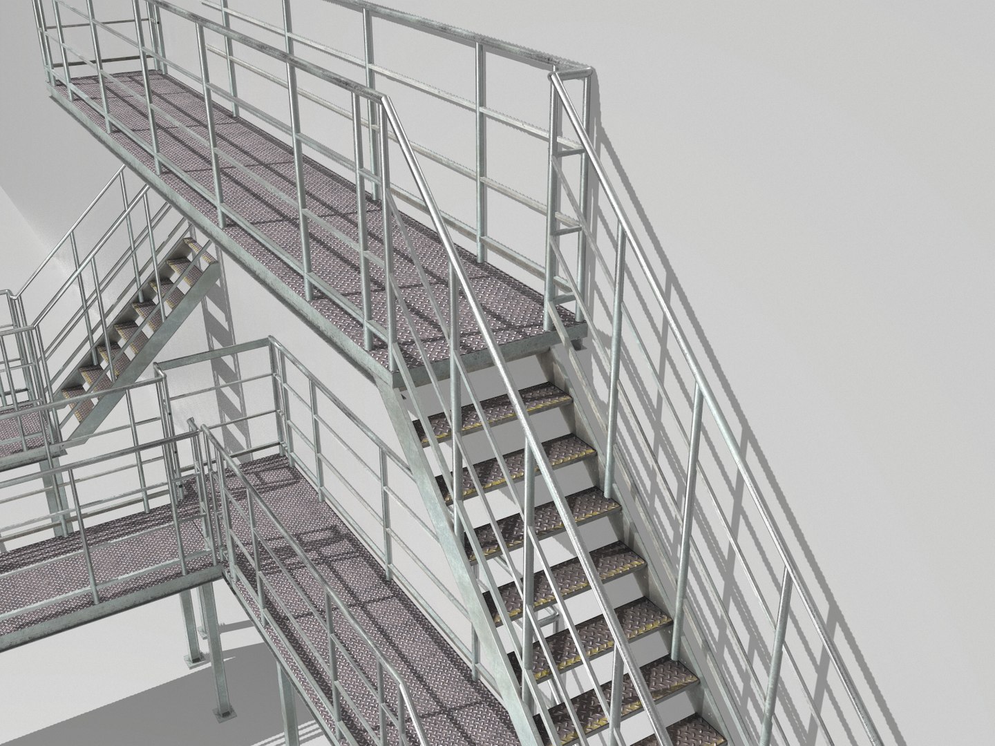 Industrial Stairs 3D Model - TurboSquid 1510738