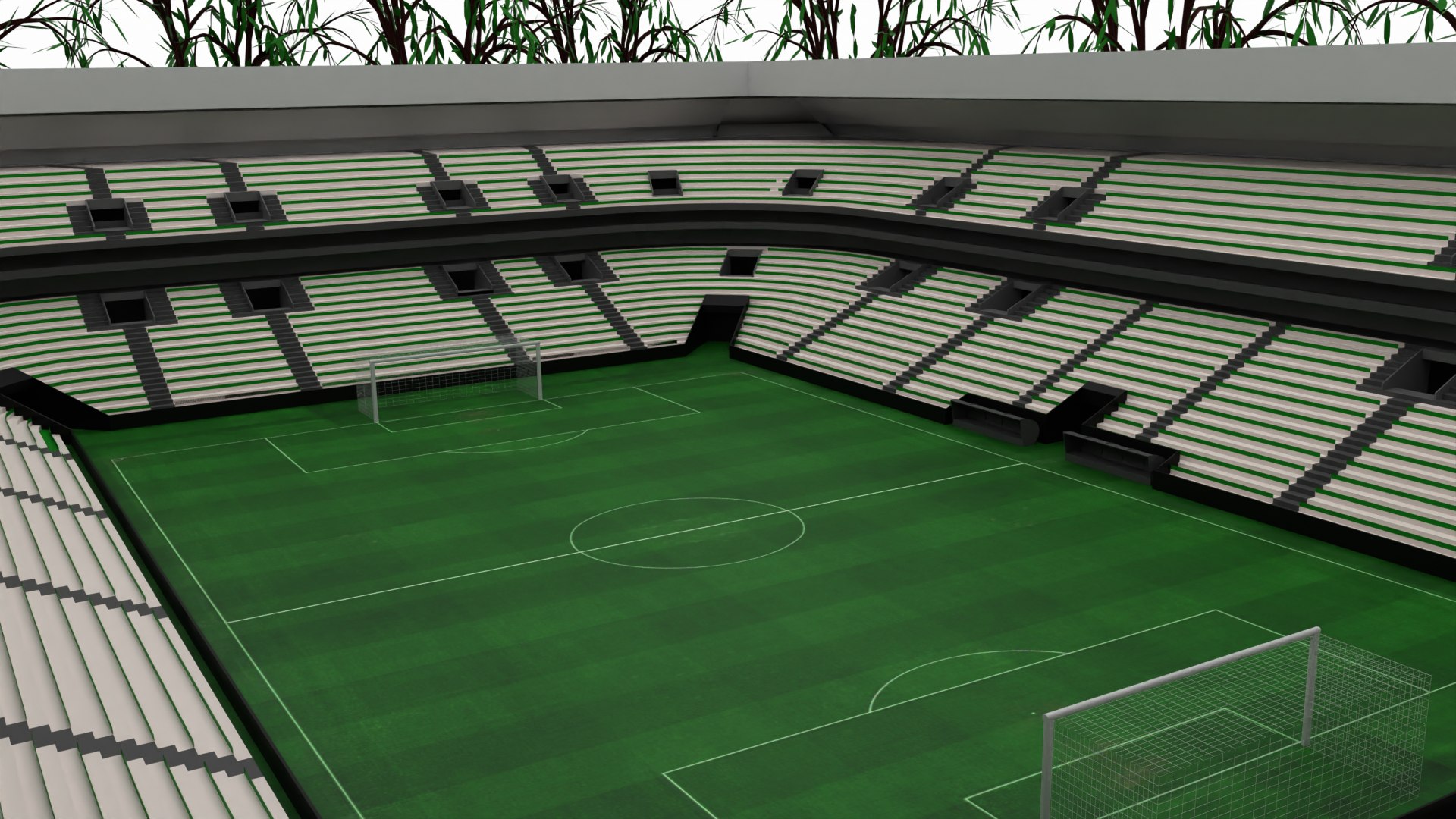 Football Stadium Model - TurboSquid 2034380