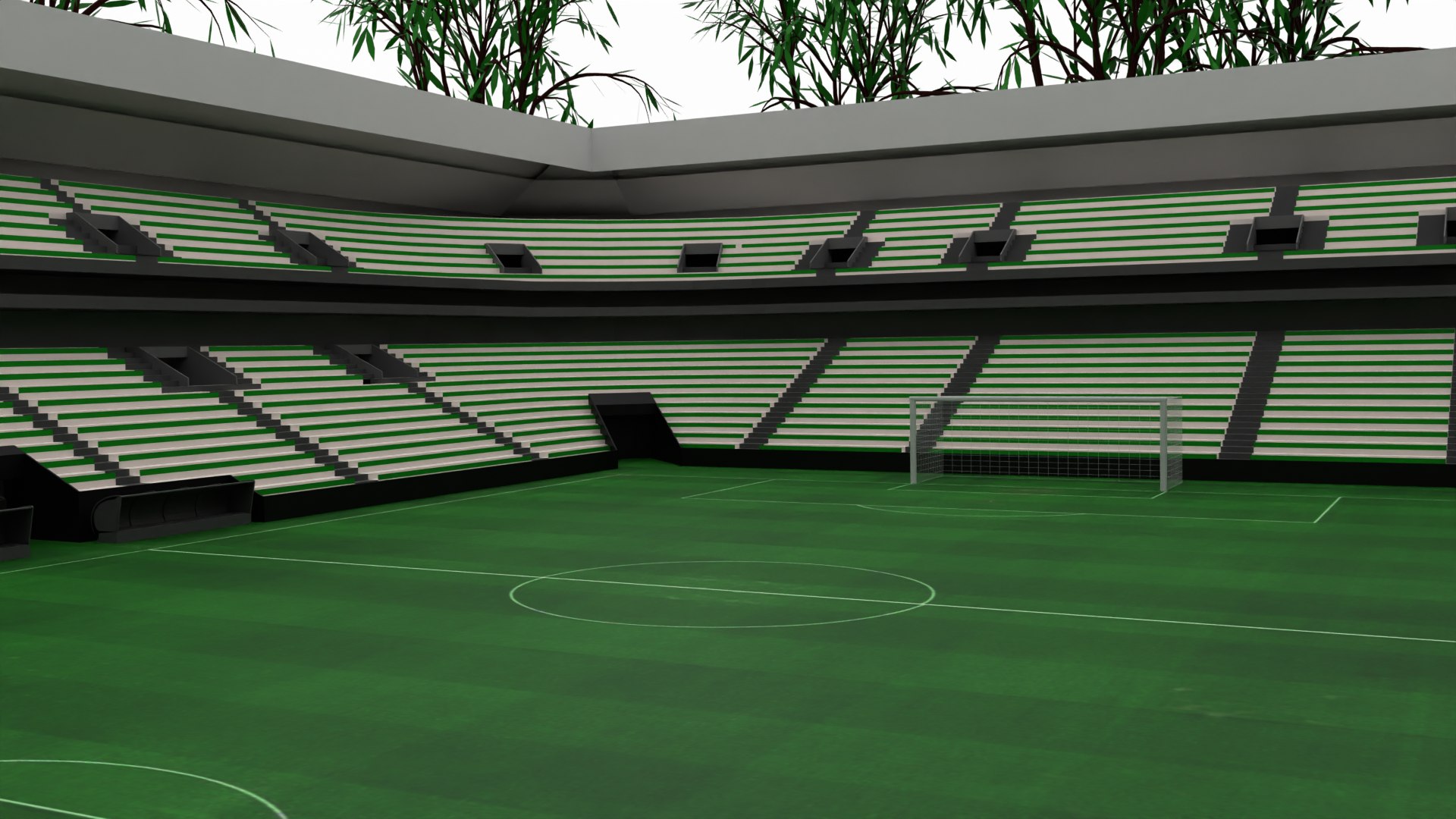 Football Stadium Model - TurboSquid 2034380