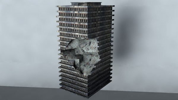Destroyed Building STL Models for Download | TurboSquid