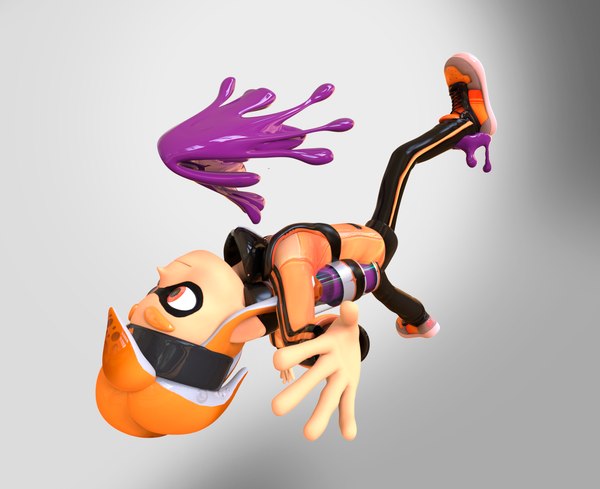 3D Splatoon CHARACTER RIGG model - TurboSquid 1782319