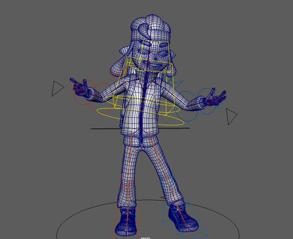 3D Splatoon CHARACTER RIGG model - TurboSquid 1782319