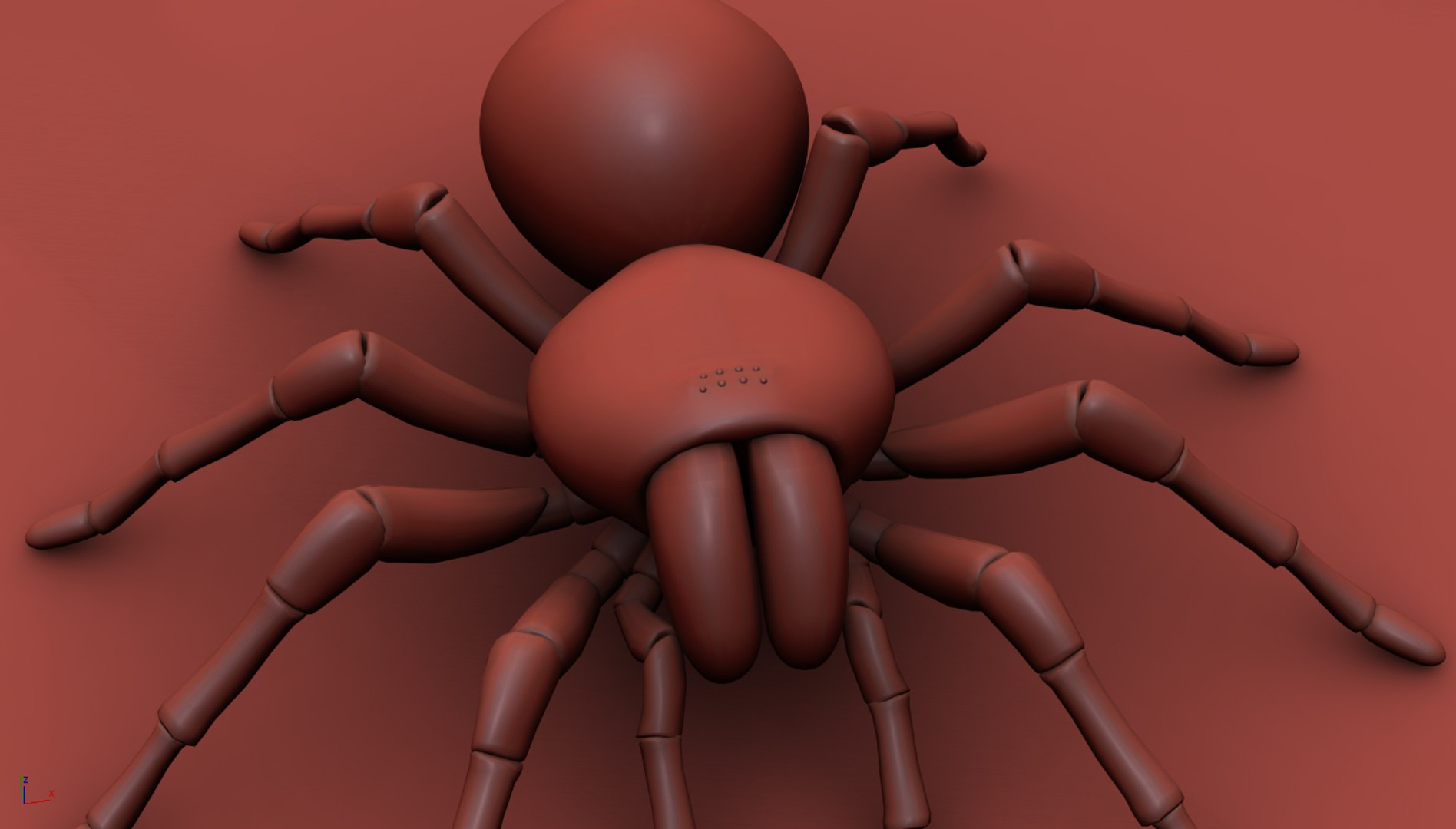 3d Mexican Tarantula Animation Model