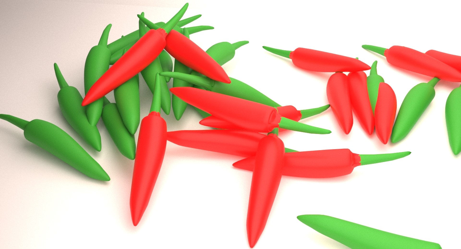 Chili Pepper Modeled 3D Model - TurboSquid 1525569