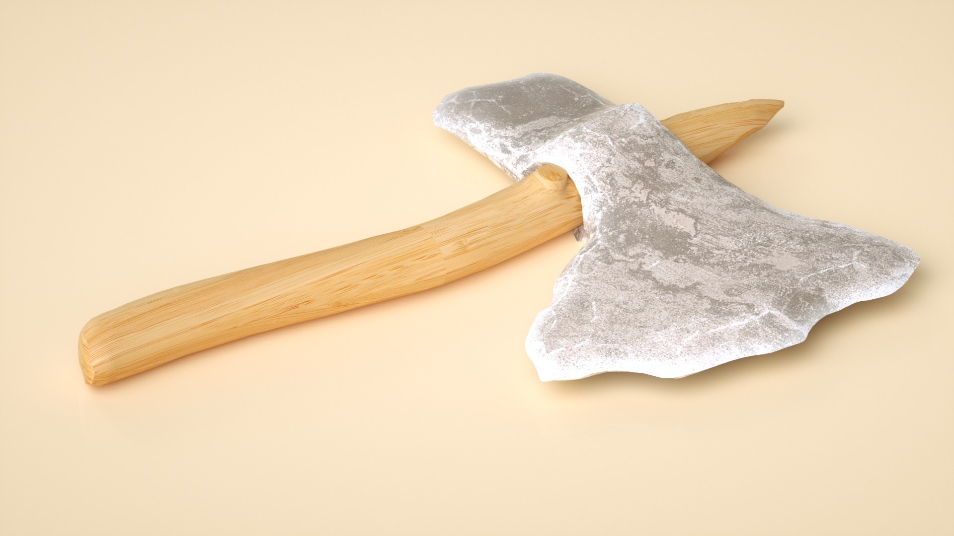 Axe Stone Axe 3D - TurboSquid 1922077