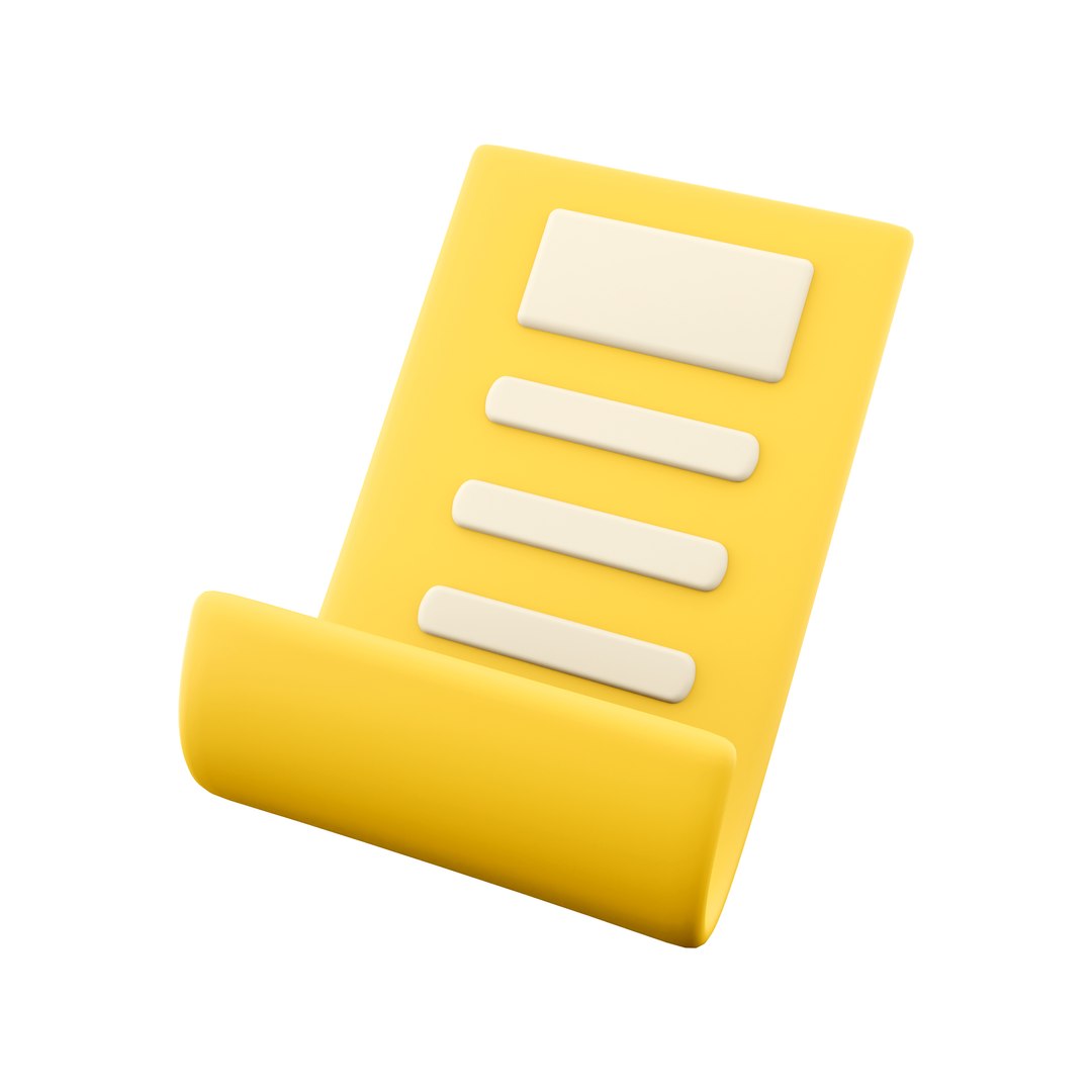 Document Icon 3D Model - TurboSquid 2074202