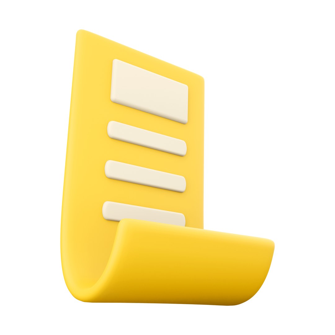Document Icon 3D Model - TurboSquid 2074202