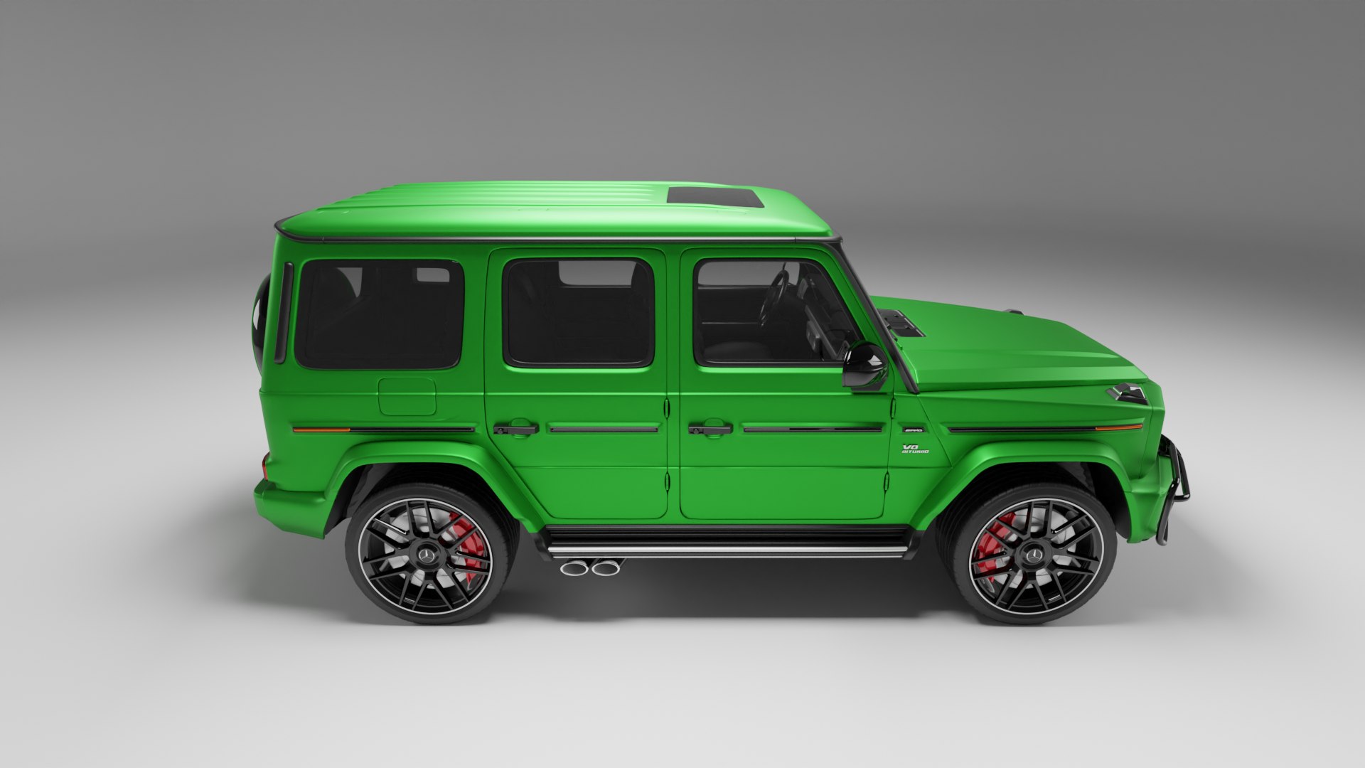 MERCEDES BENZ G63 G WAGON BLACK GREEN 3D - TurboSquid 2311727