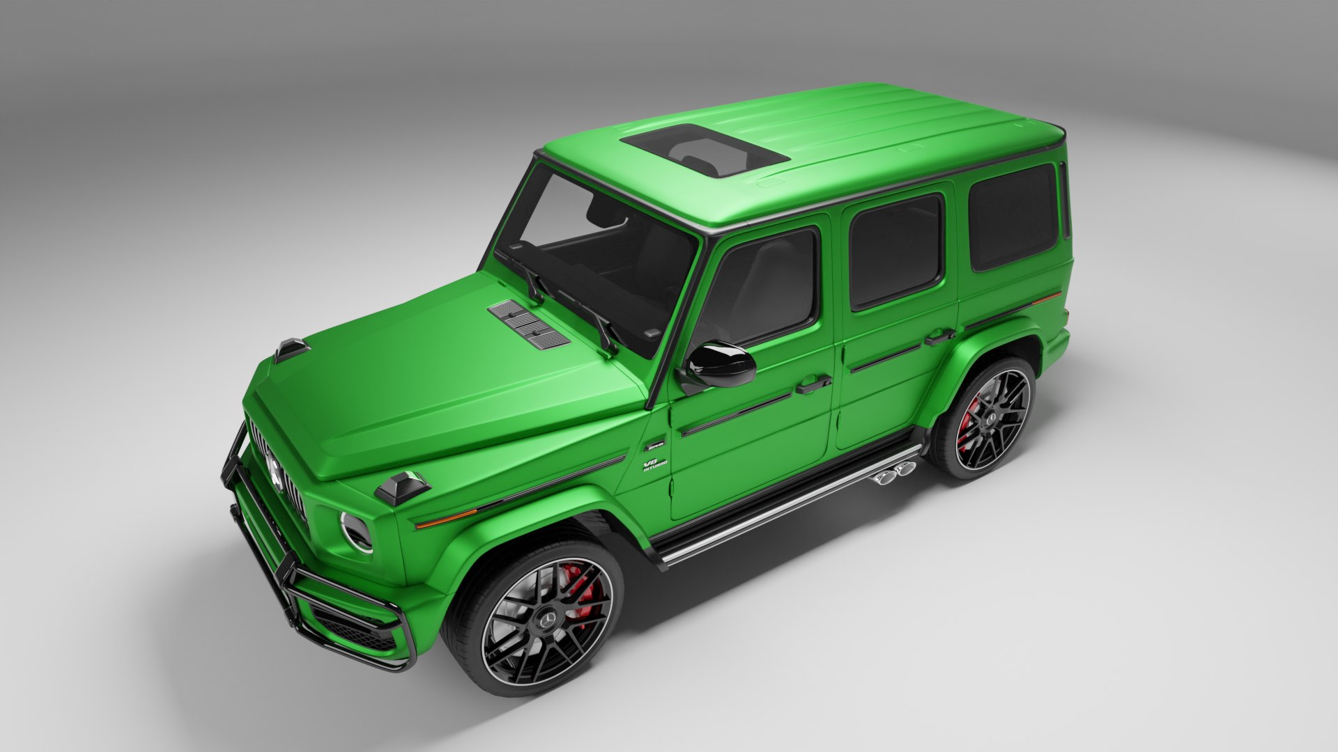 MERCEDES BENZ G63 G WAGON BLACK GREEN 3D - TurboSquid 2311727