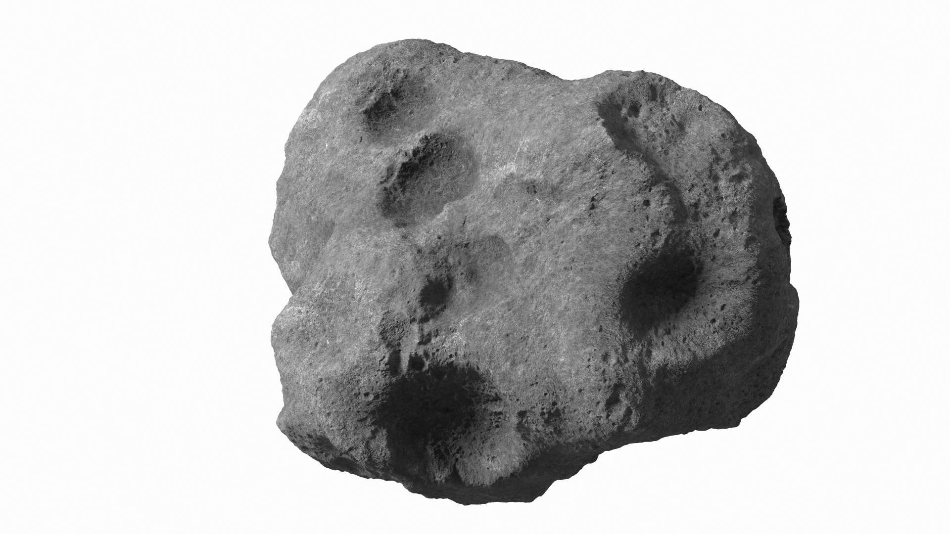 Asteroid 100 Meter In Diameter 3D - TurboSquid 1869115