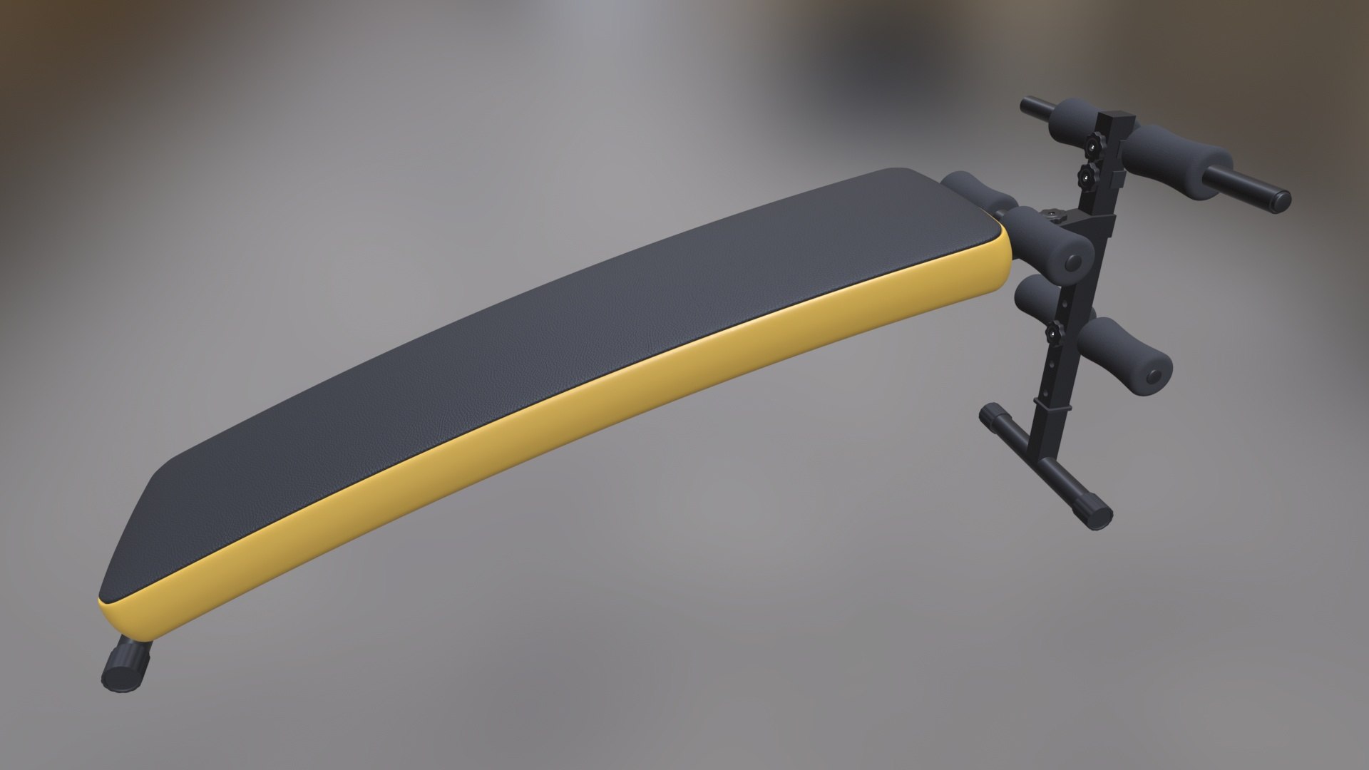 3D Gym equipment Abdominal Bench - TurboSquid 2178632