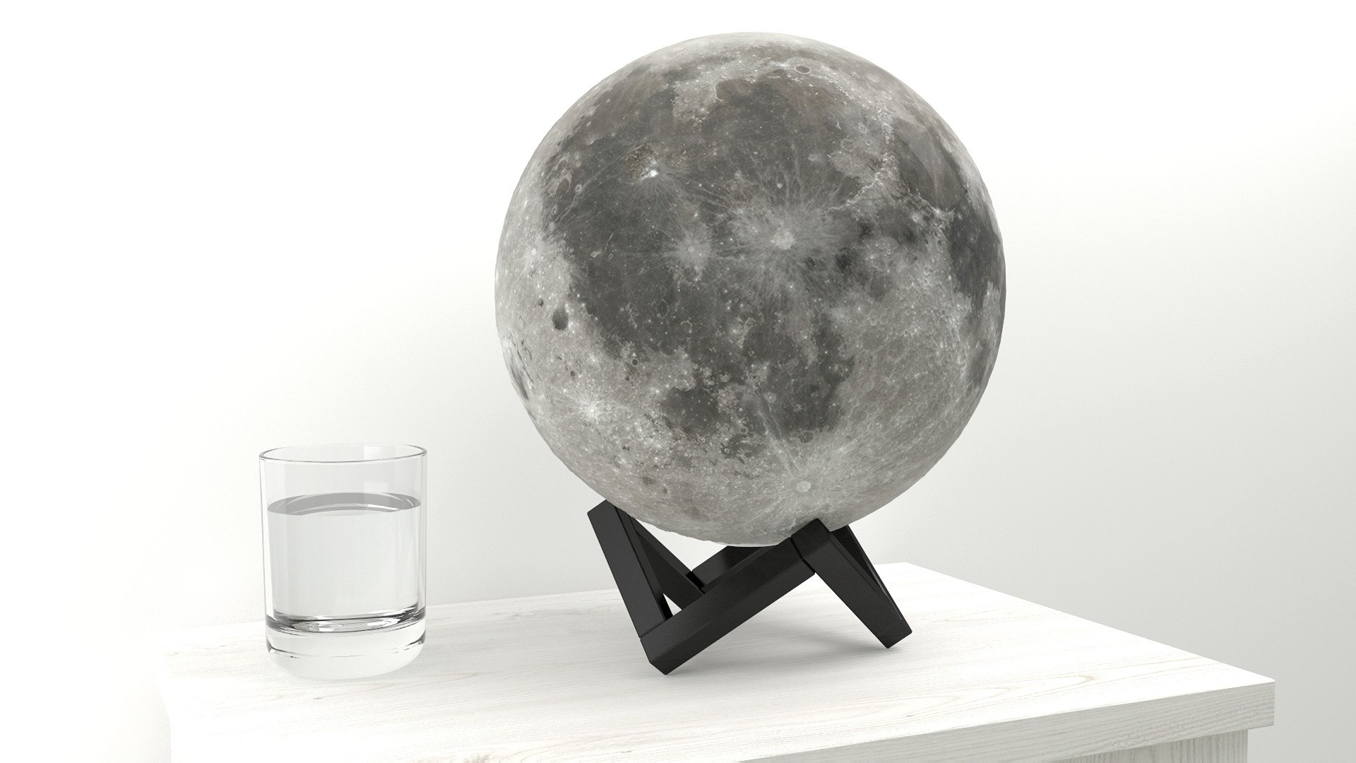 Model of decorative night lamp MOON 3D model - TurboSquid 2046117
