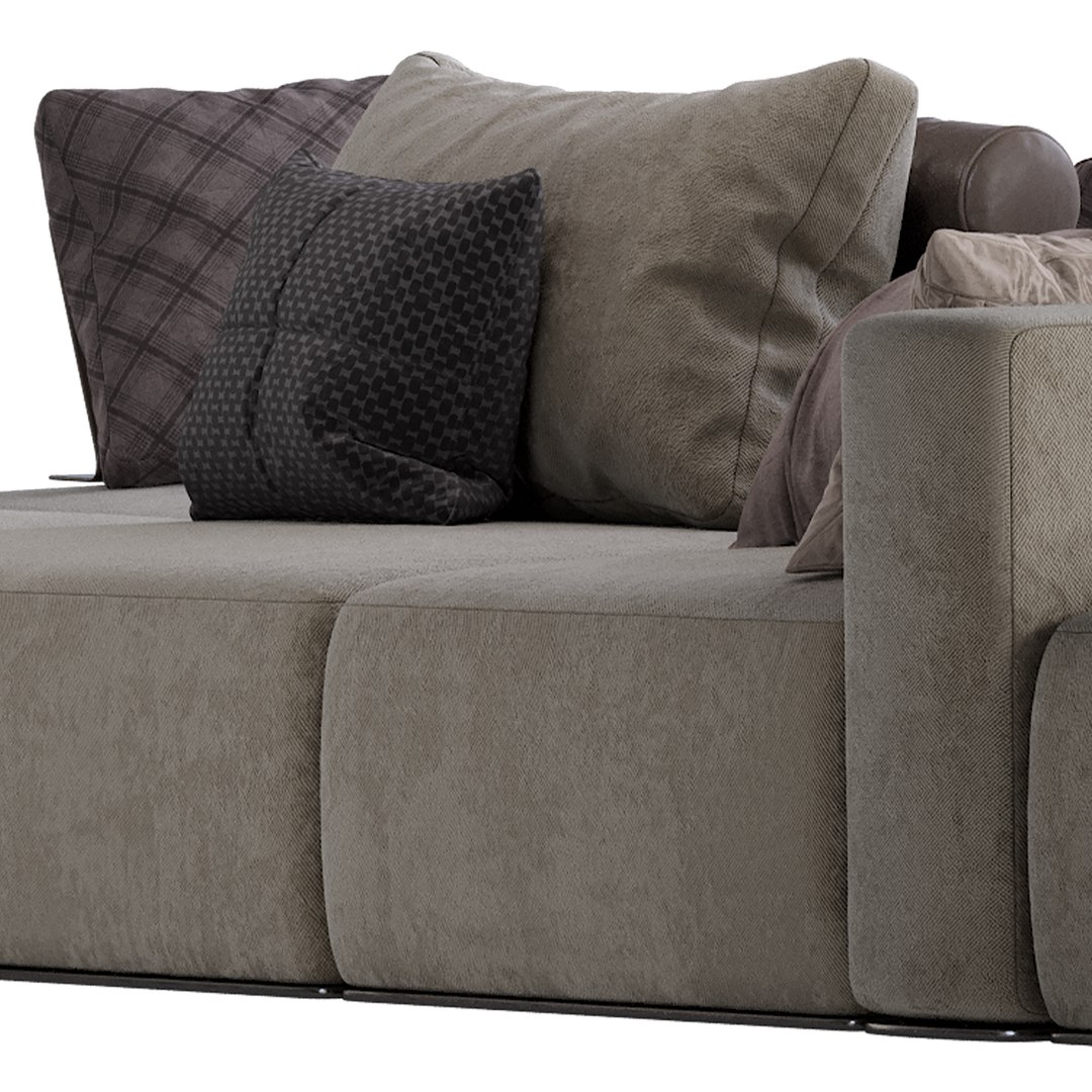 Poliform Westside Divano Jean 3D Model - TurboSquid 1463407