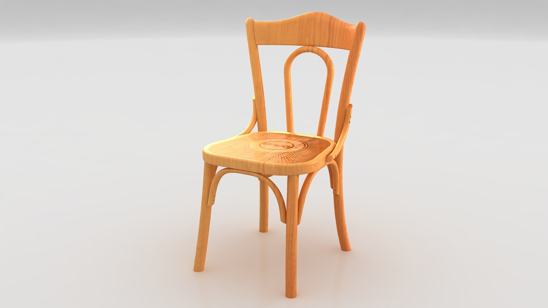 3D Cafe Chair Model 1 - TurboSquid 2083107