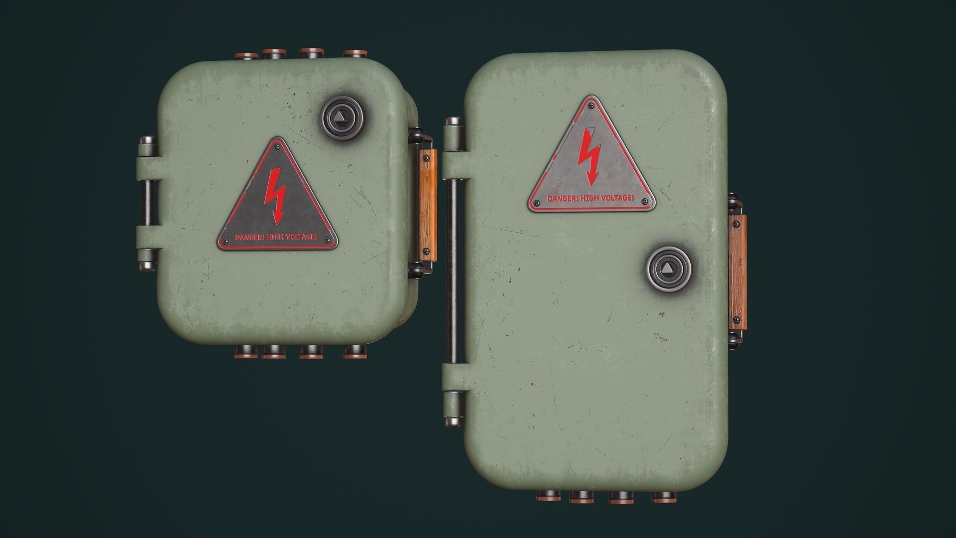 Closed Electrical Panel 3D Model - TurboSquid 1773497