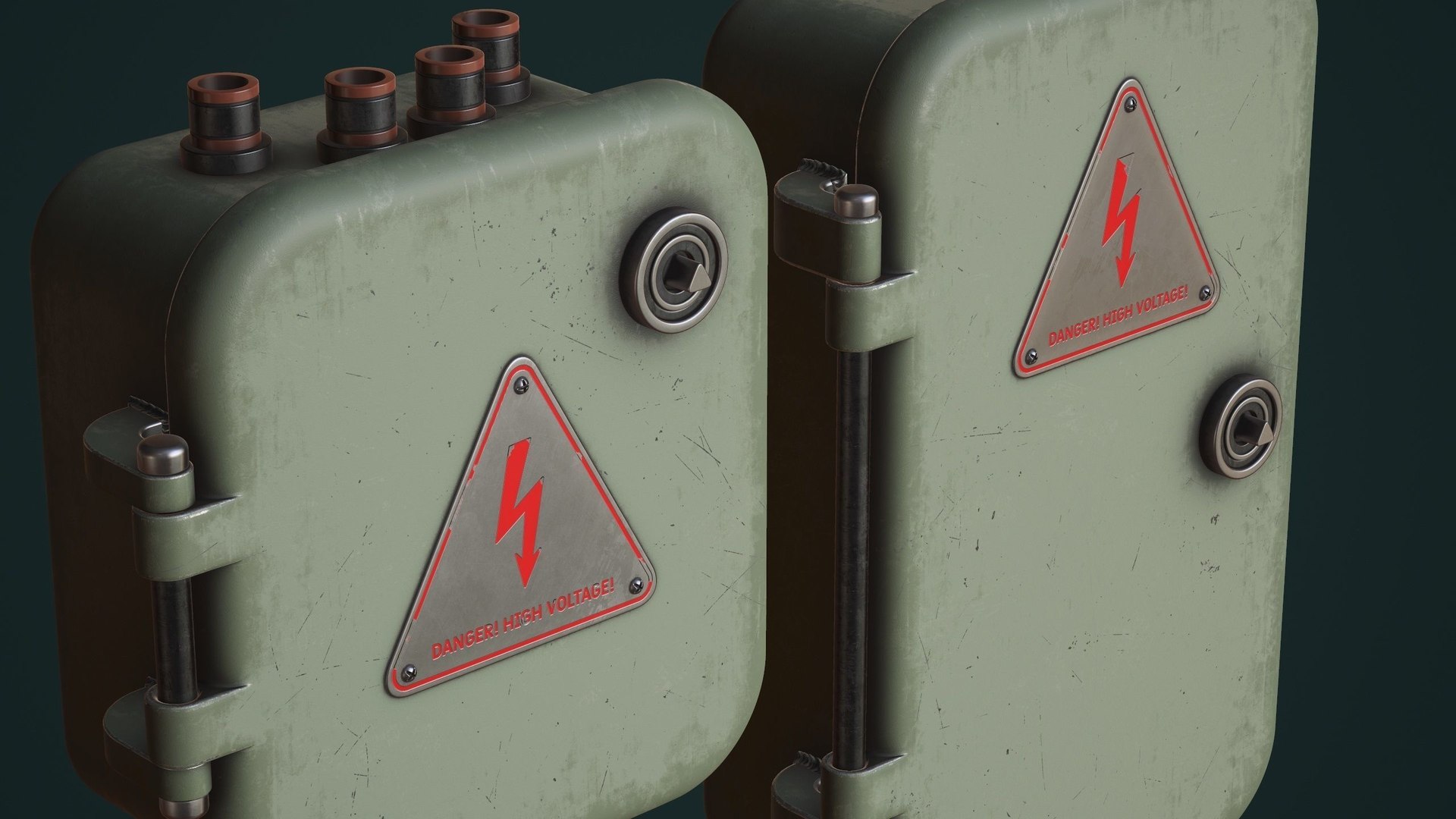 Closed Electrical Panel 3D Model - TurboSquid 1773497