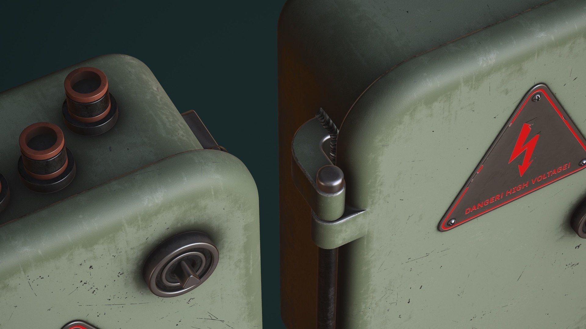 Closed Electrical Panel 3D Model - TurboSquid 1773497