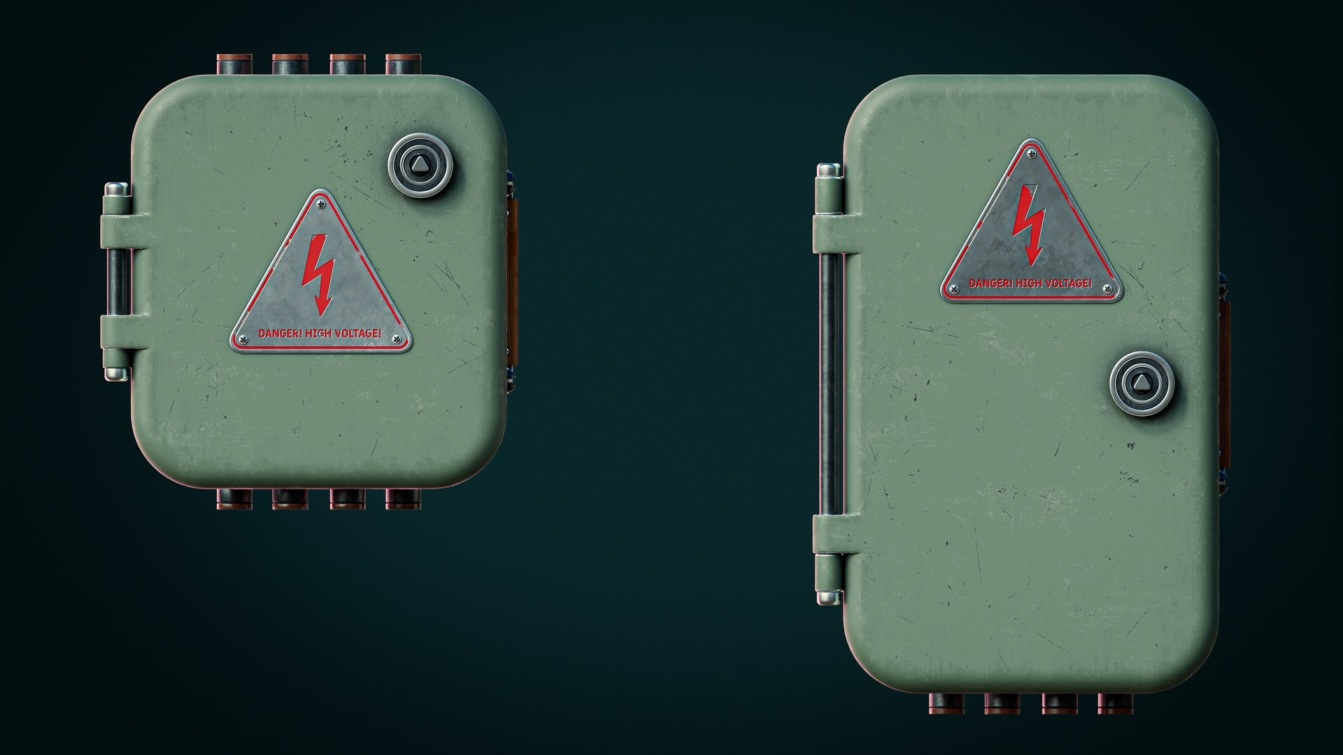 Closed Electrical Panel 3D Model - TurboSquid 1773497