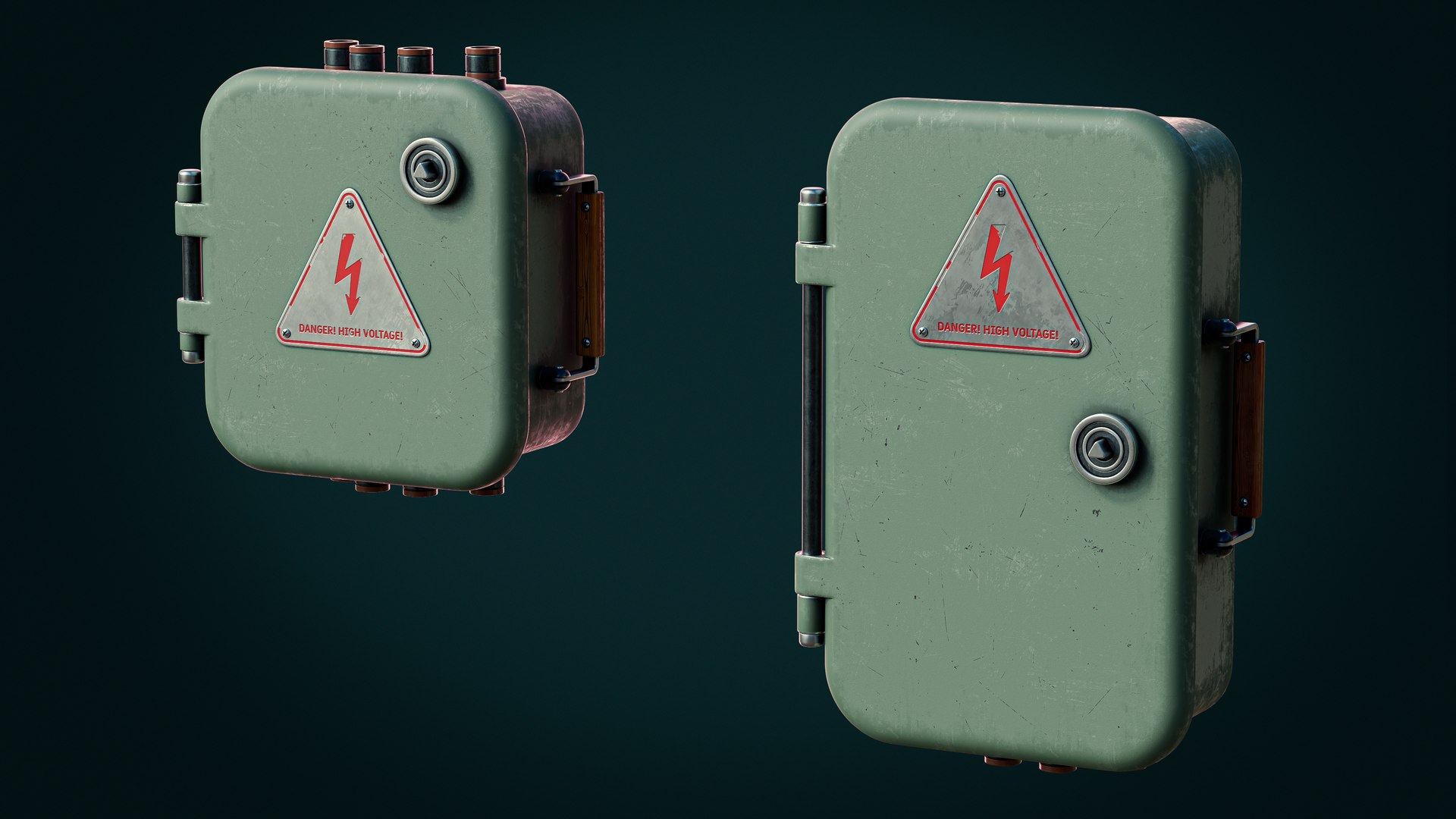 Closed Electrical Panel 3D Model - TurboSquid 1773497