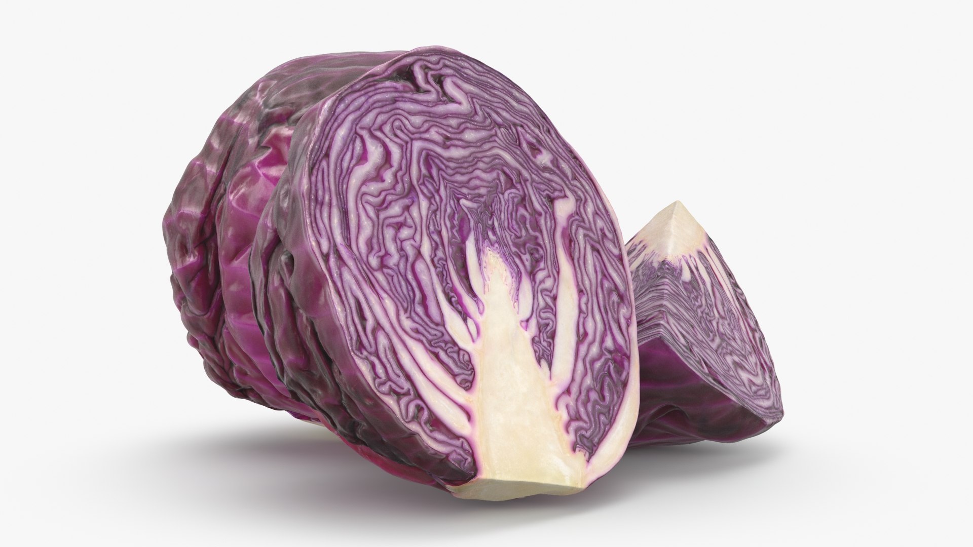 Red Cabbage 2 3D Model - TurboSquid 2130787