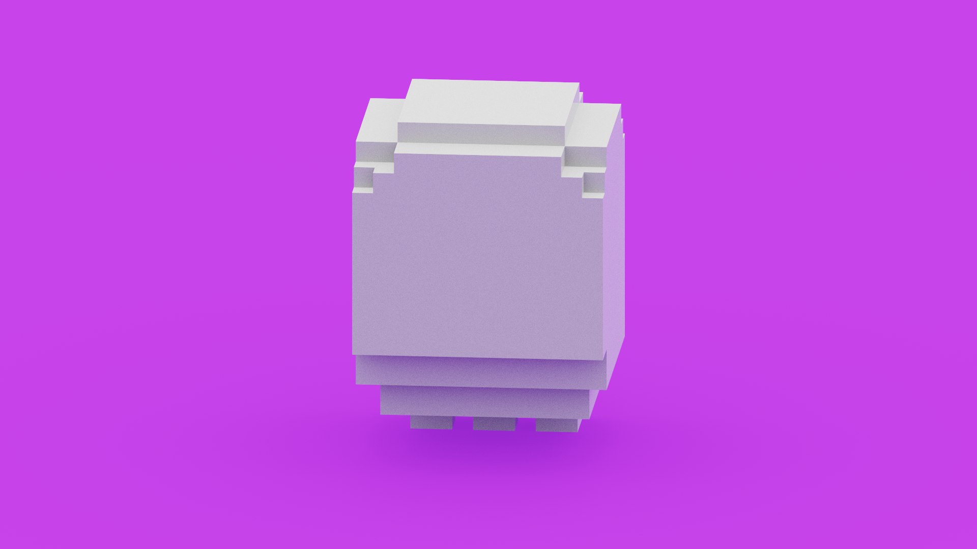 Voxel Skull 3D Model - TurboSquid 2072711