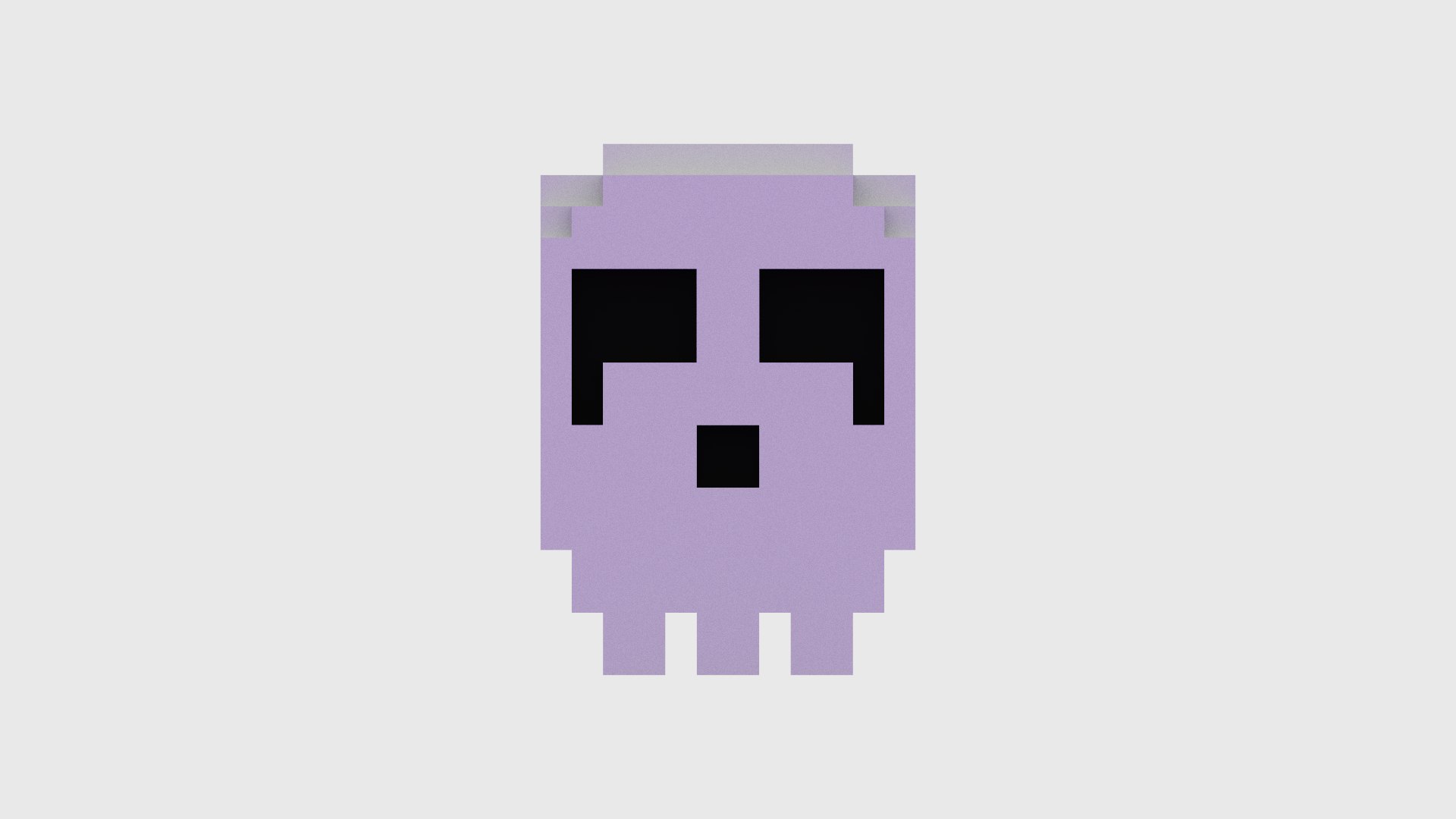 Voxel Skull 3D Model - TurboSquid 2072711