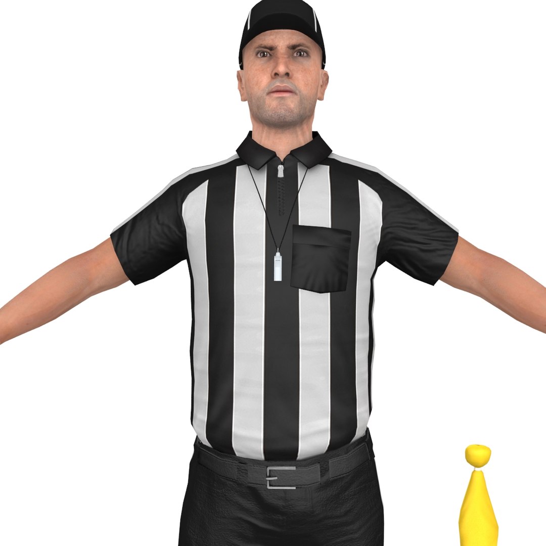 3D Football Referee - TurboSquid 1299882