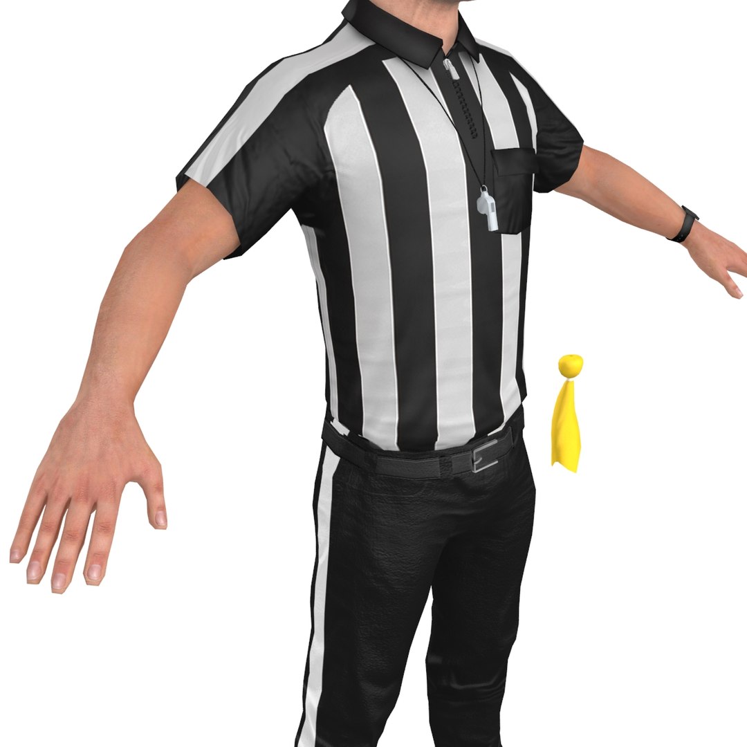 3D Football Referee - TurboSquid 1299882