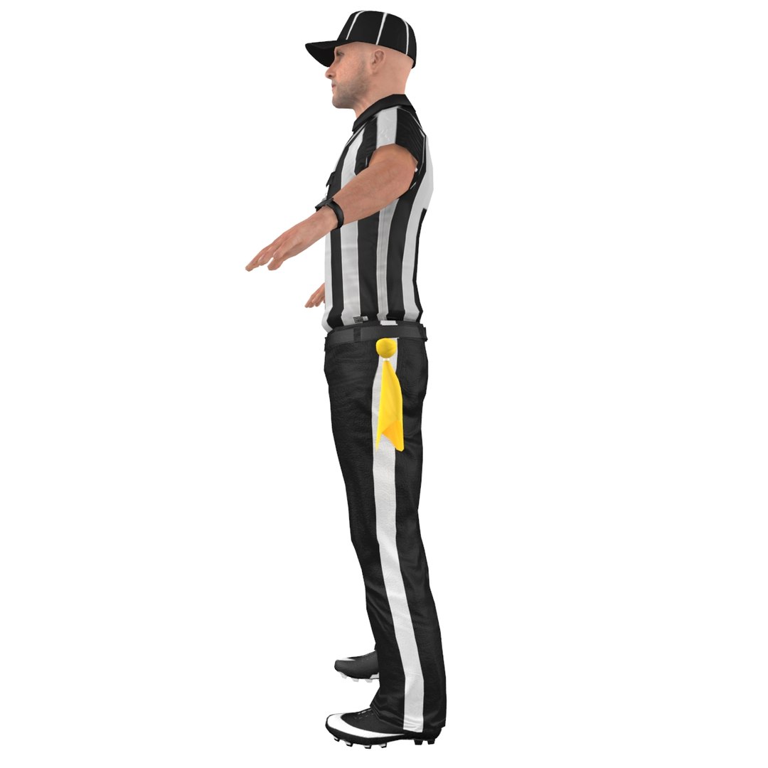 3D Football Referee - TurboSquid 1299882
