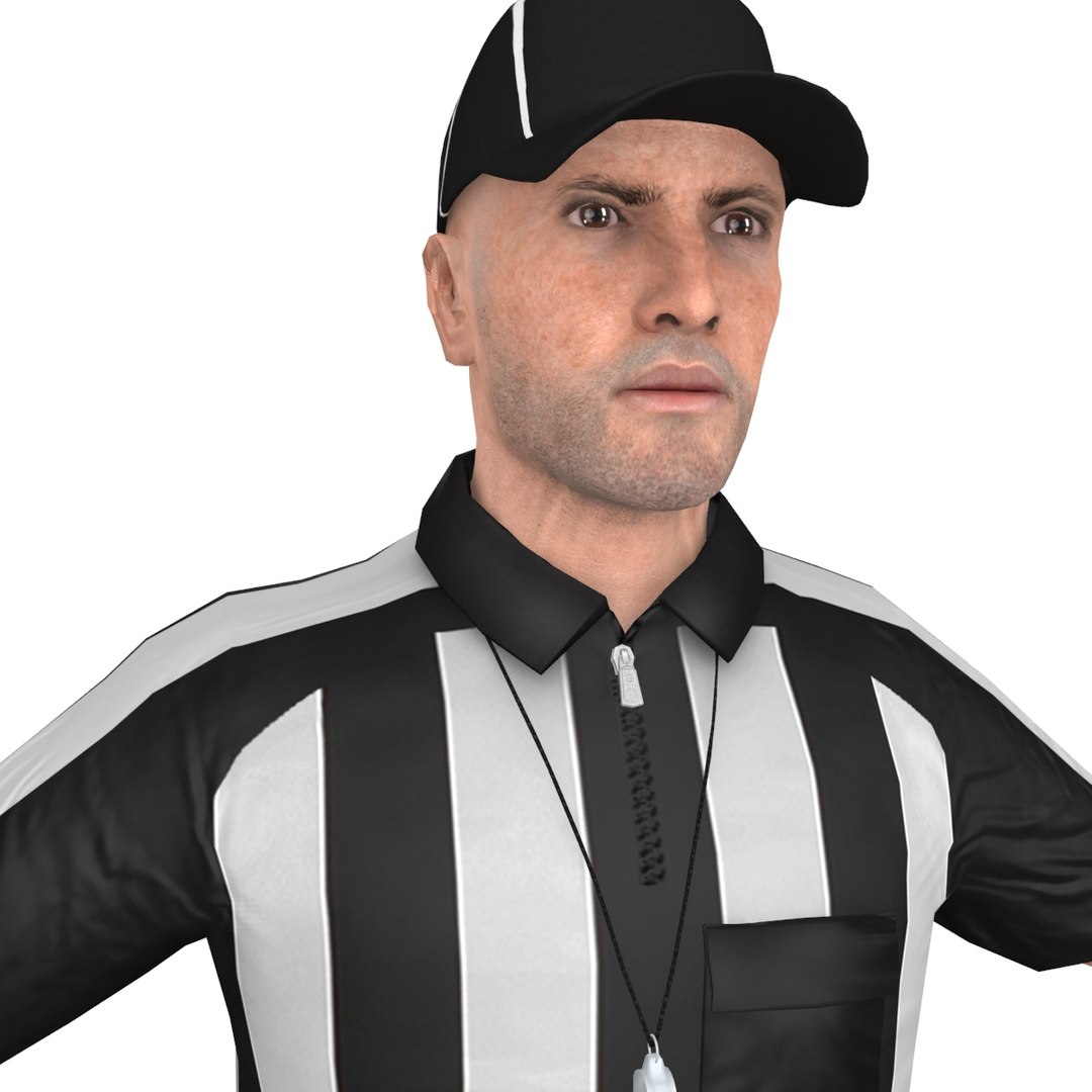 3D Football Referee - TurboSquid 1299882