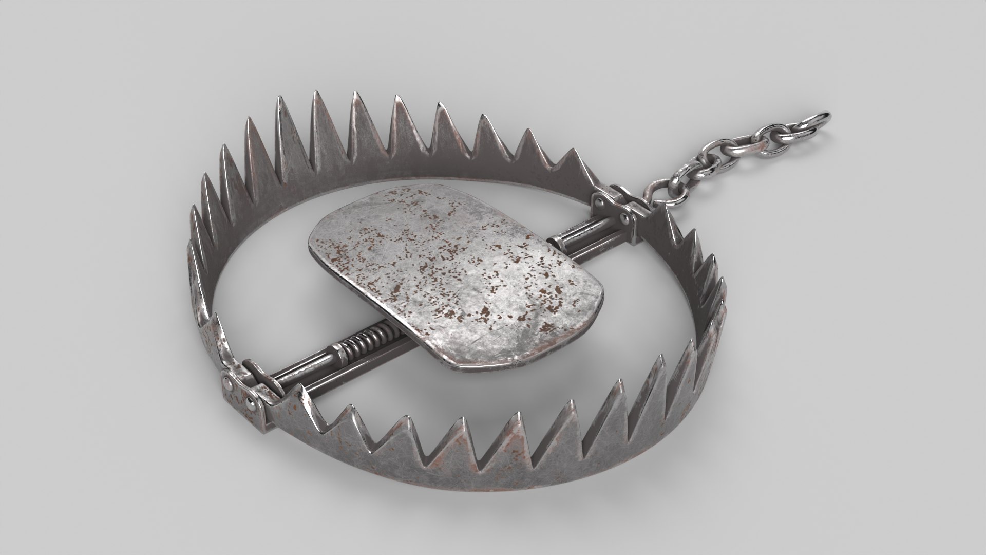 Bear Trap 3D Model - TurboSquid 2291537