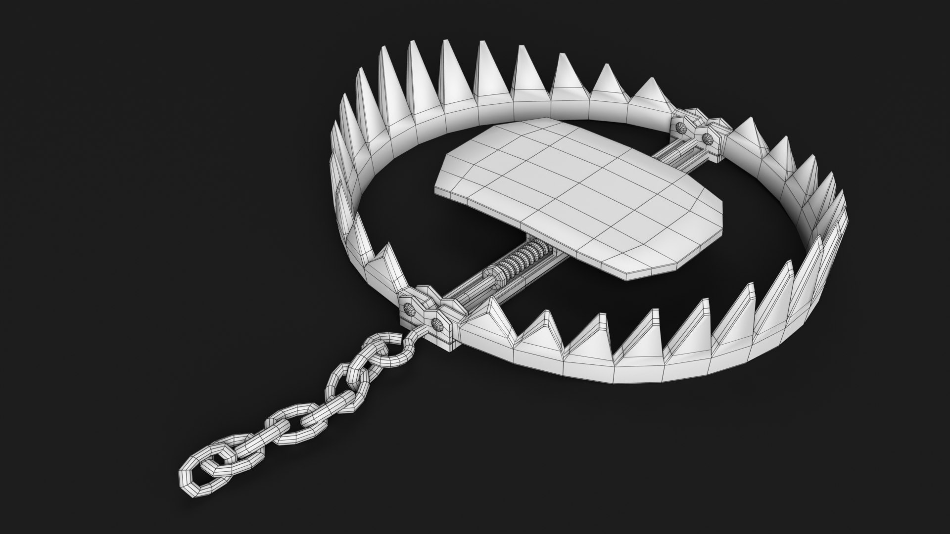 Bear Trap 3D Model - TurboSquid 2291537