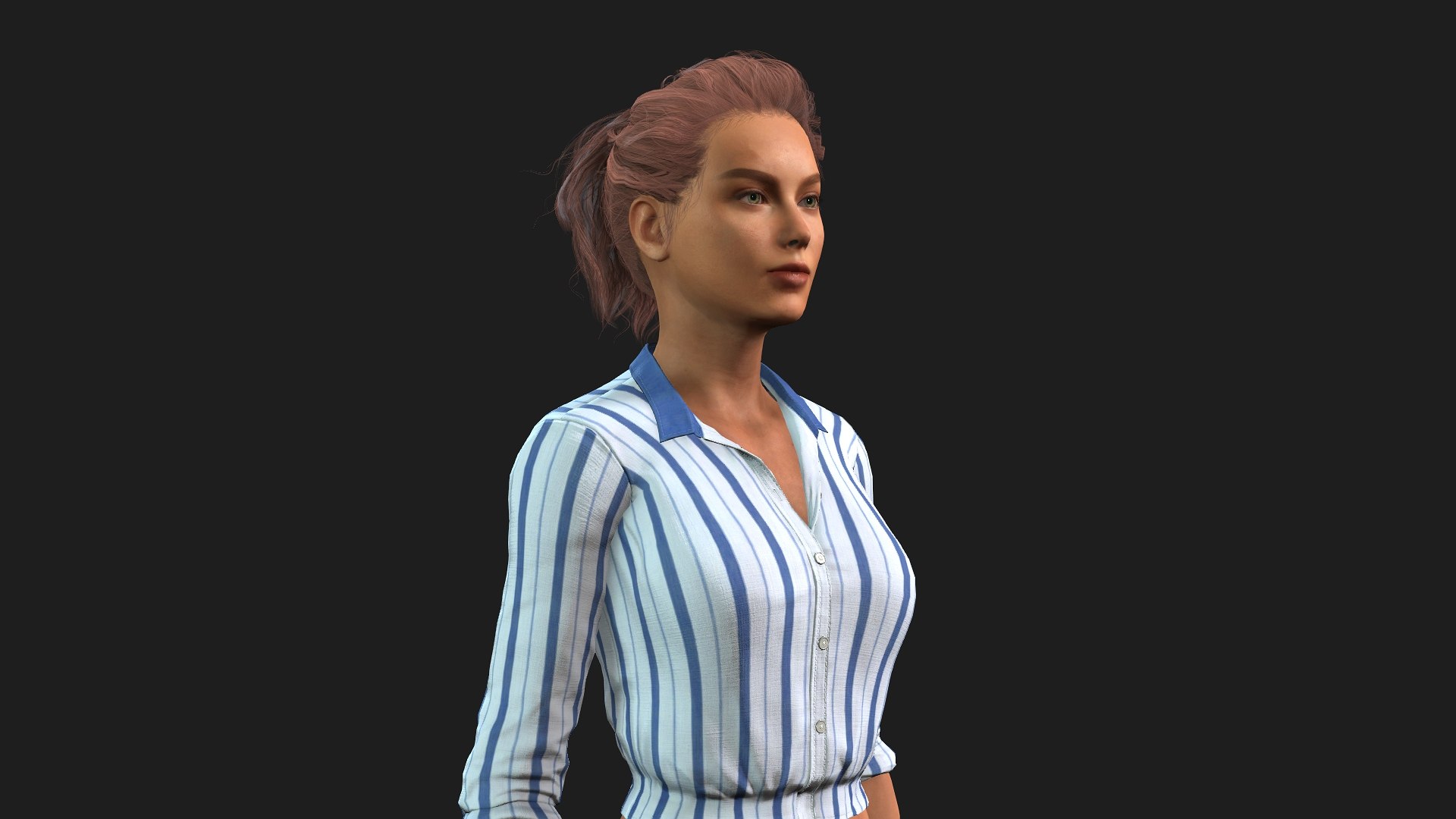 3D Model Realistic Female Character - TurboSquid 2372660