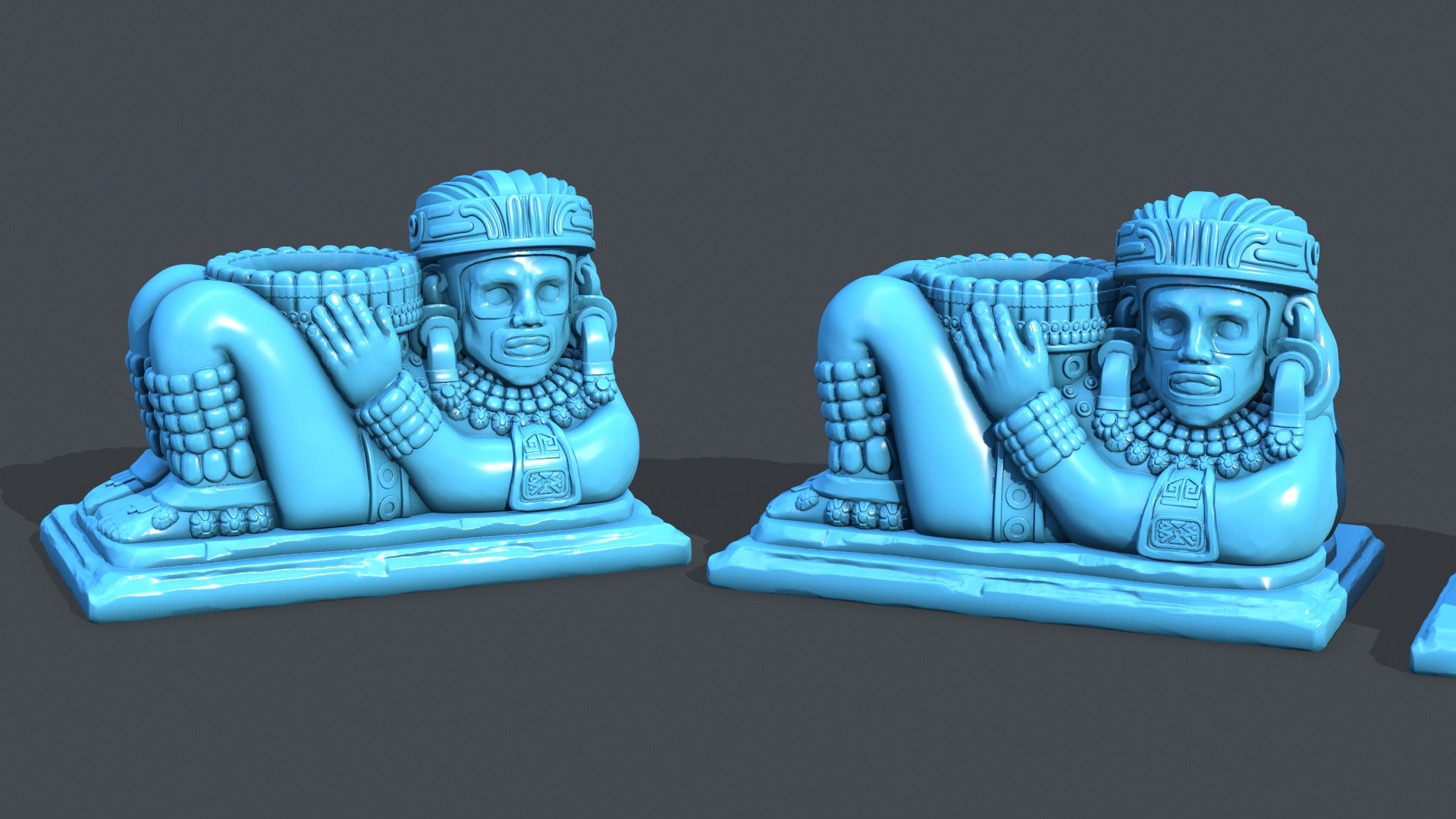 Statue Aztec Chacmool Hight Poly 3D - TurboSquid 2220250