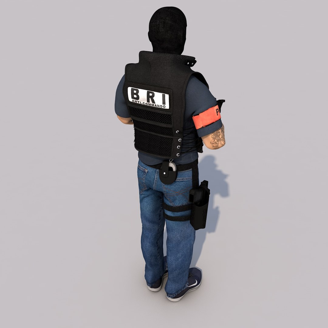 Officer bri model - TurboSquid 1272108