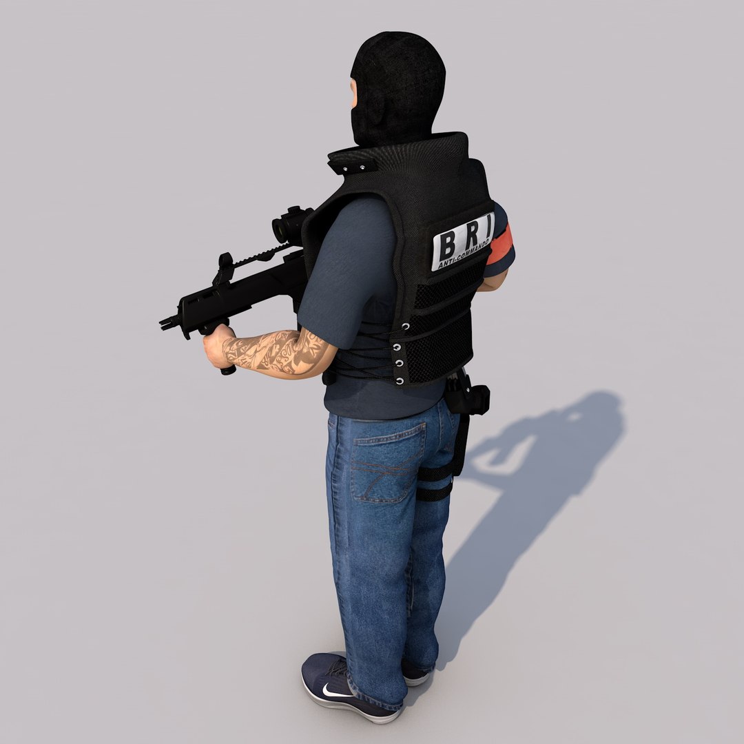 Officer bri model - TurboSquid 1272108