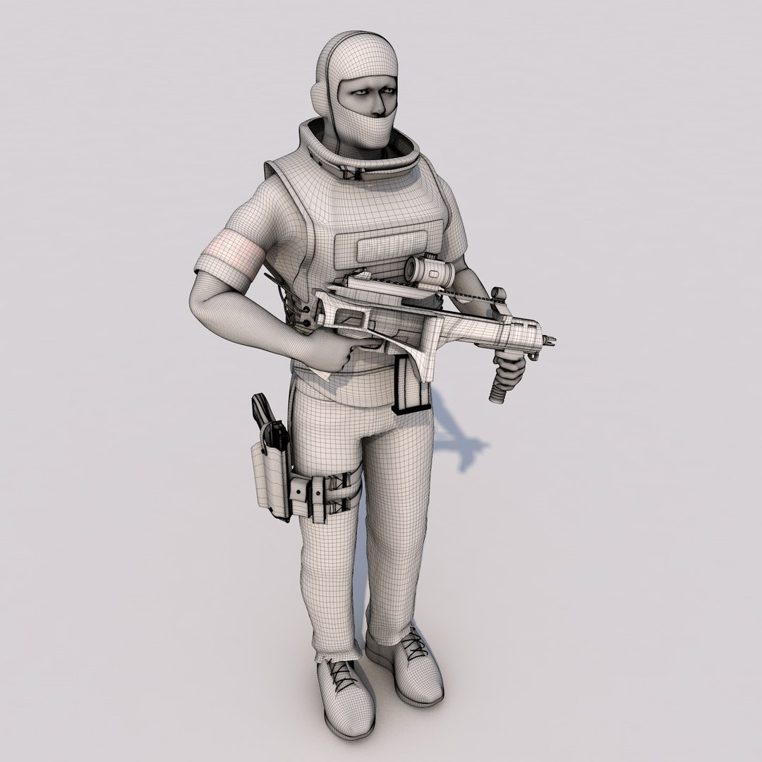 Officer bri model - TurboSquid 1272108