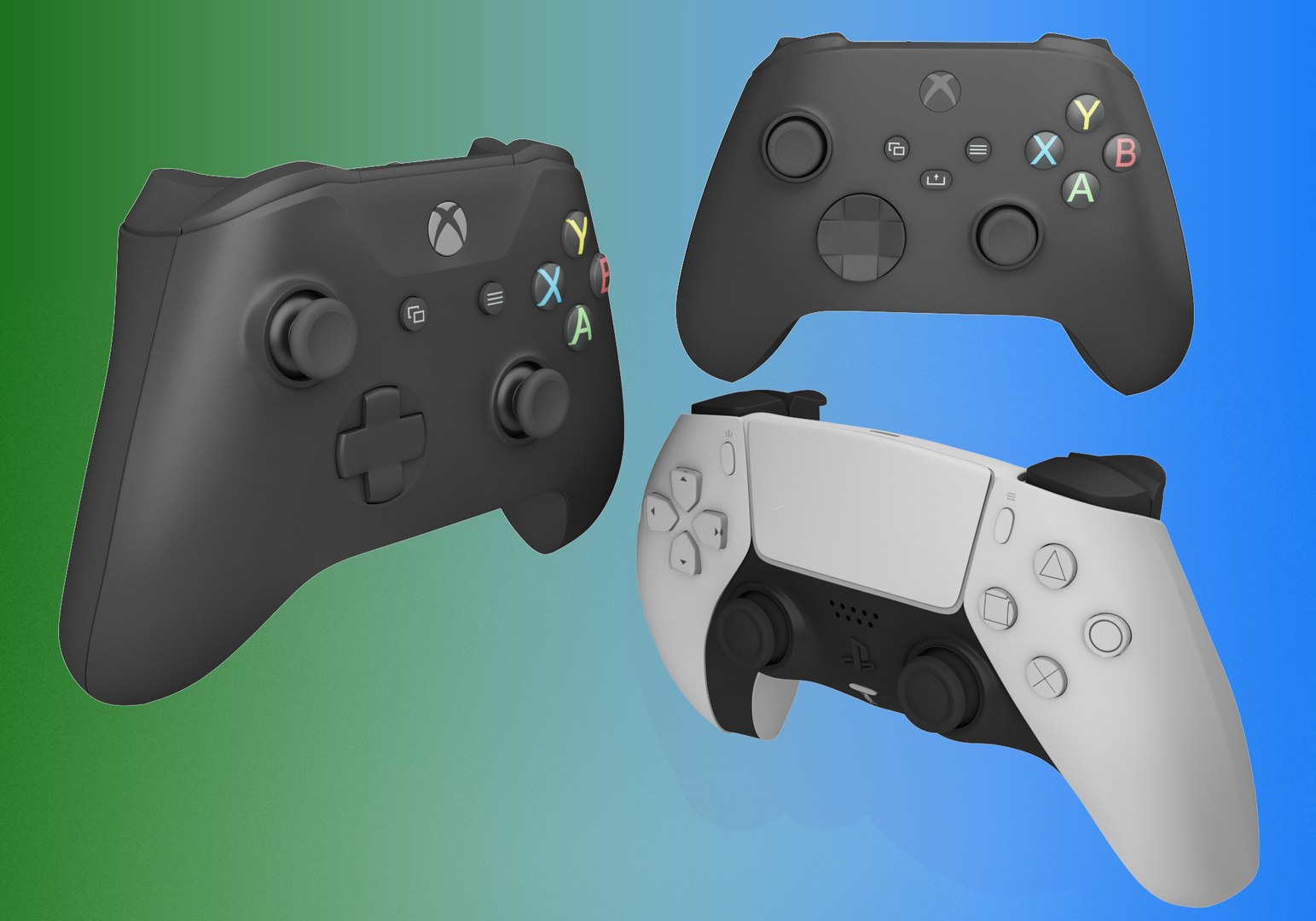 3D model gaming controllers collection - TurboSquid 2175228