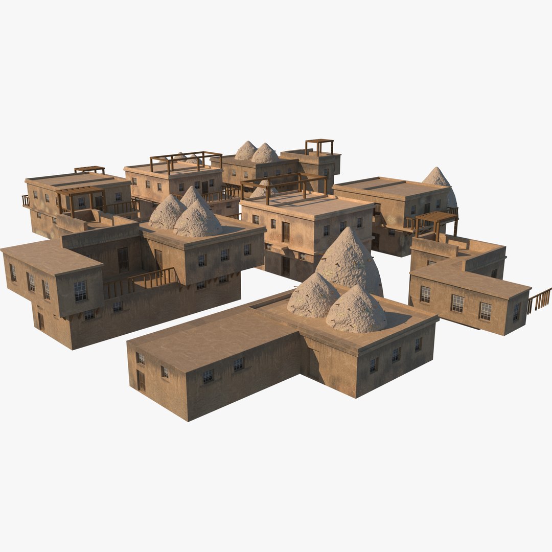 3D Old Syrian Houses Model - TurboSquid 1302167