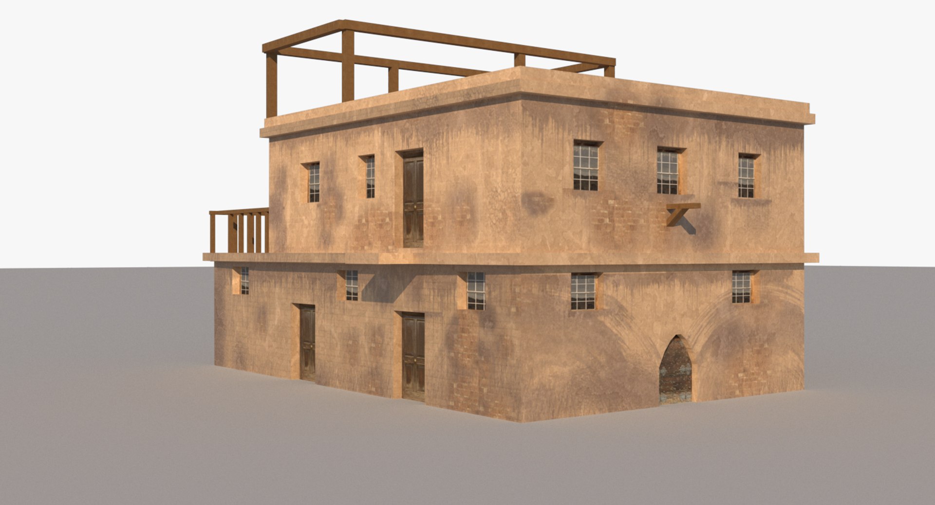 3D Old Syrian Houses Model - TurboSquid 1302167