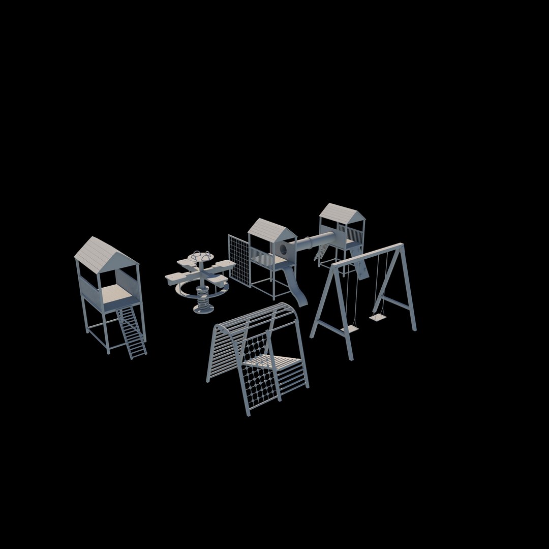 3D Model Playground Pack 02 3D Model - TurboSquid 2352610