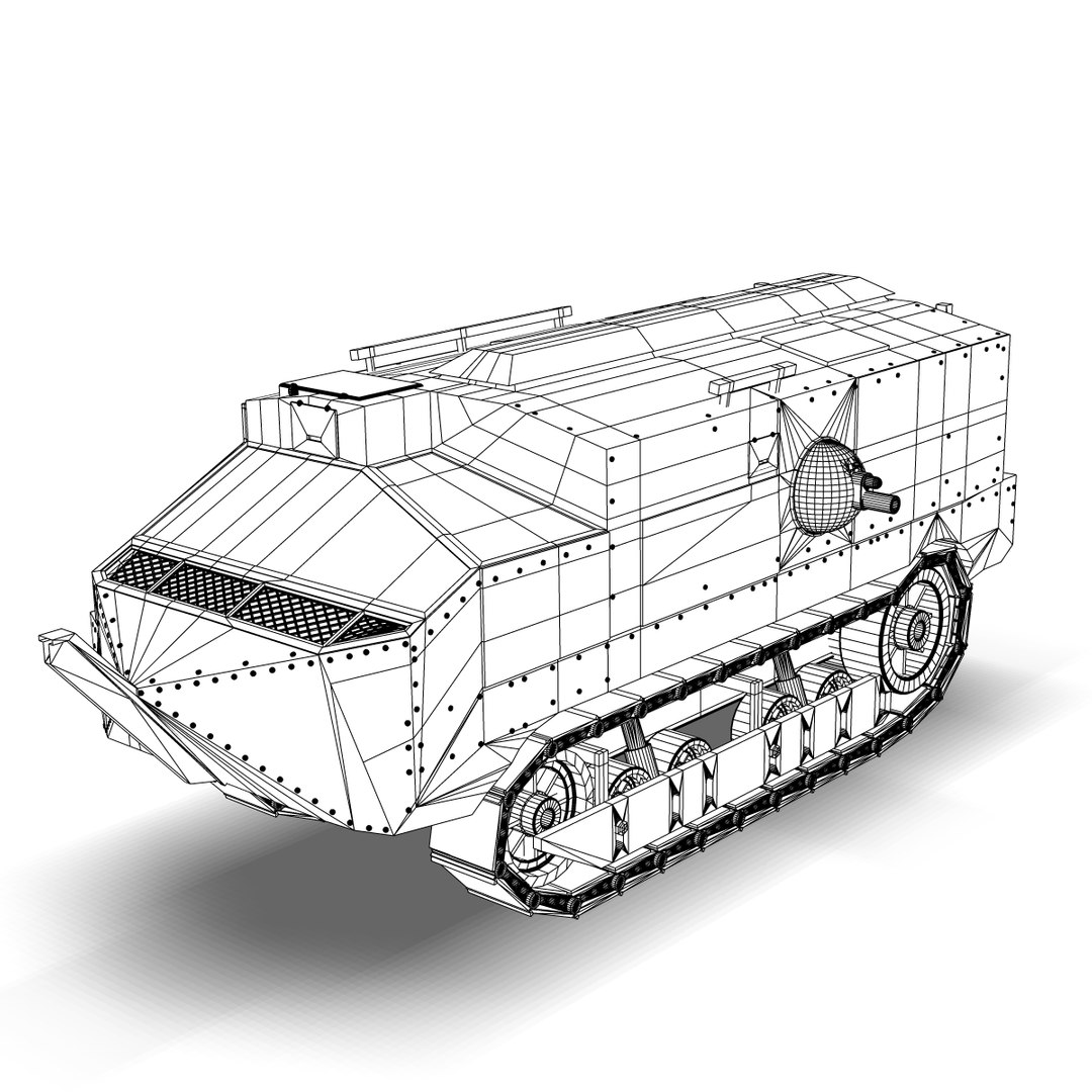 French Tank Schneider Ca1 3d Model