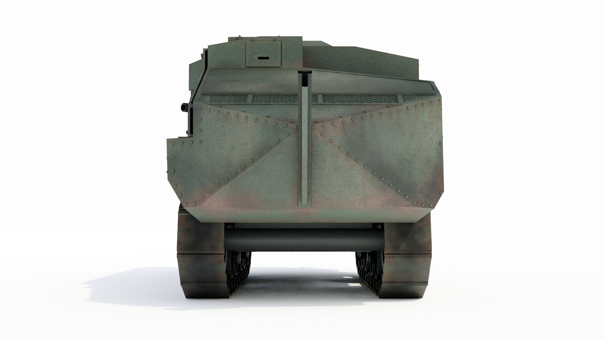 French Tank Schneider Ca1 3d Model