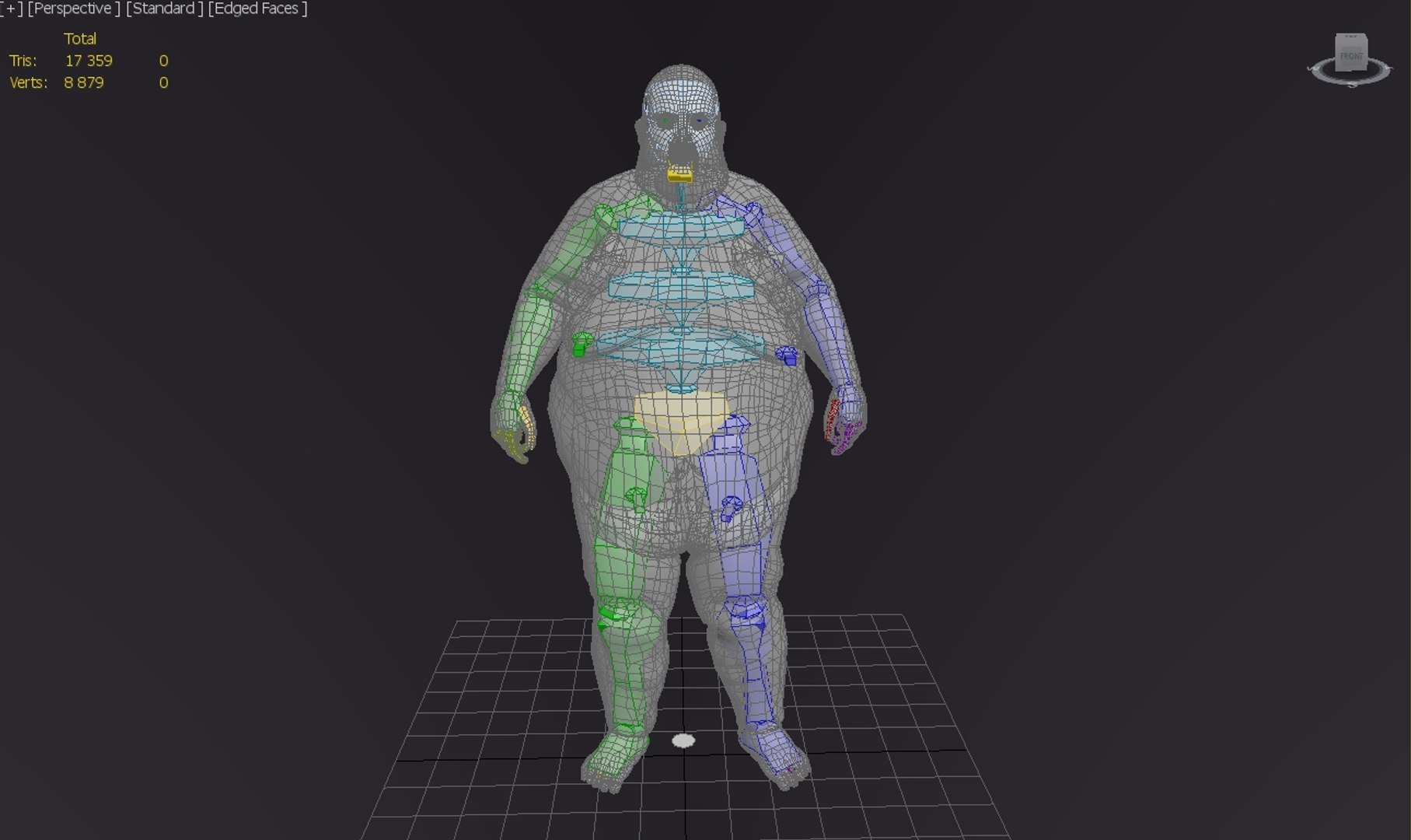 3D Obese Person Model - TurboSquid 2010380