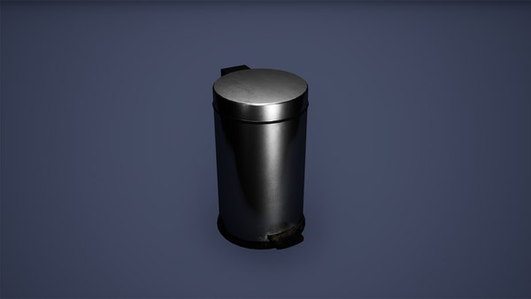 Dustbin 3D model - TurboSquid 1731126