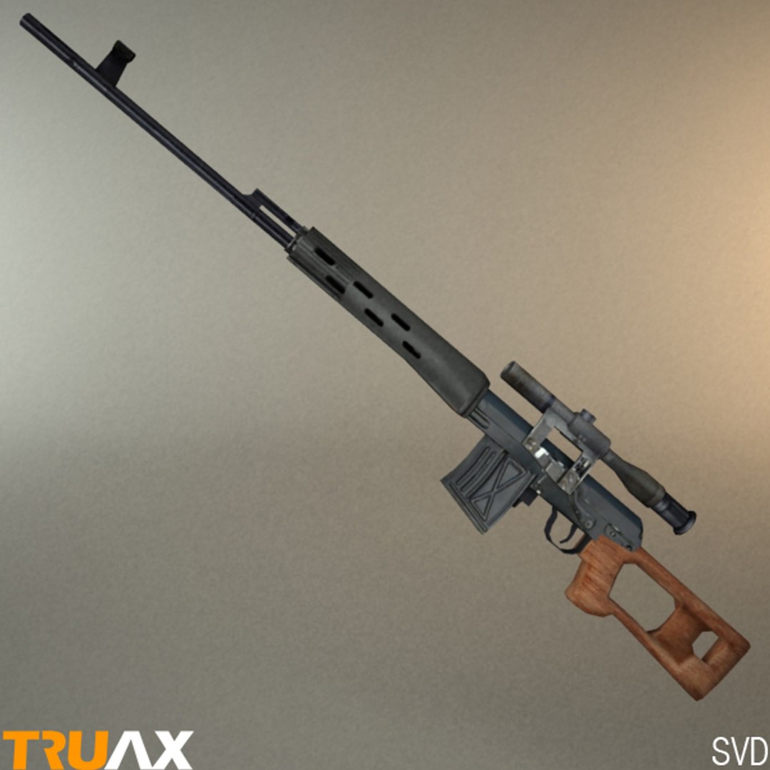 3d Model Svd Sniper