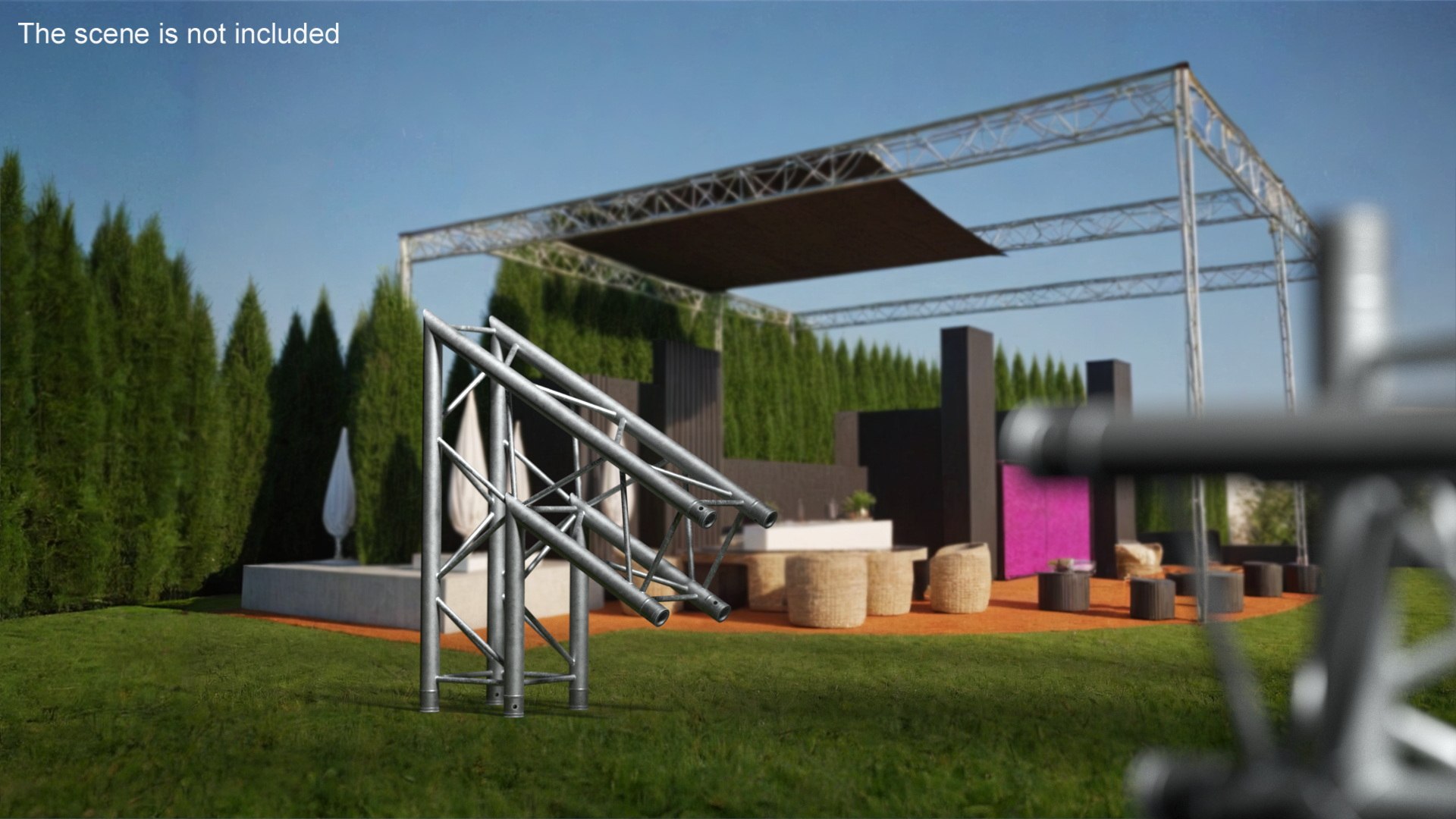 3D Model Architecture Square Truss Modular - TurboSquid 2259048