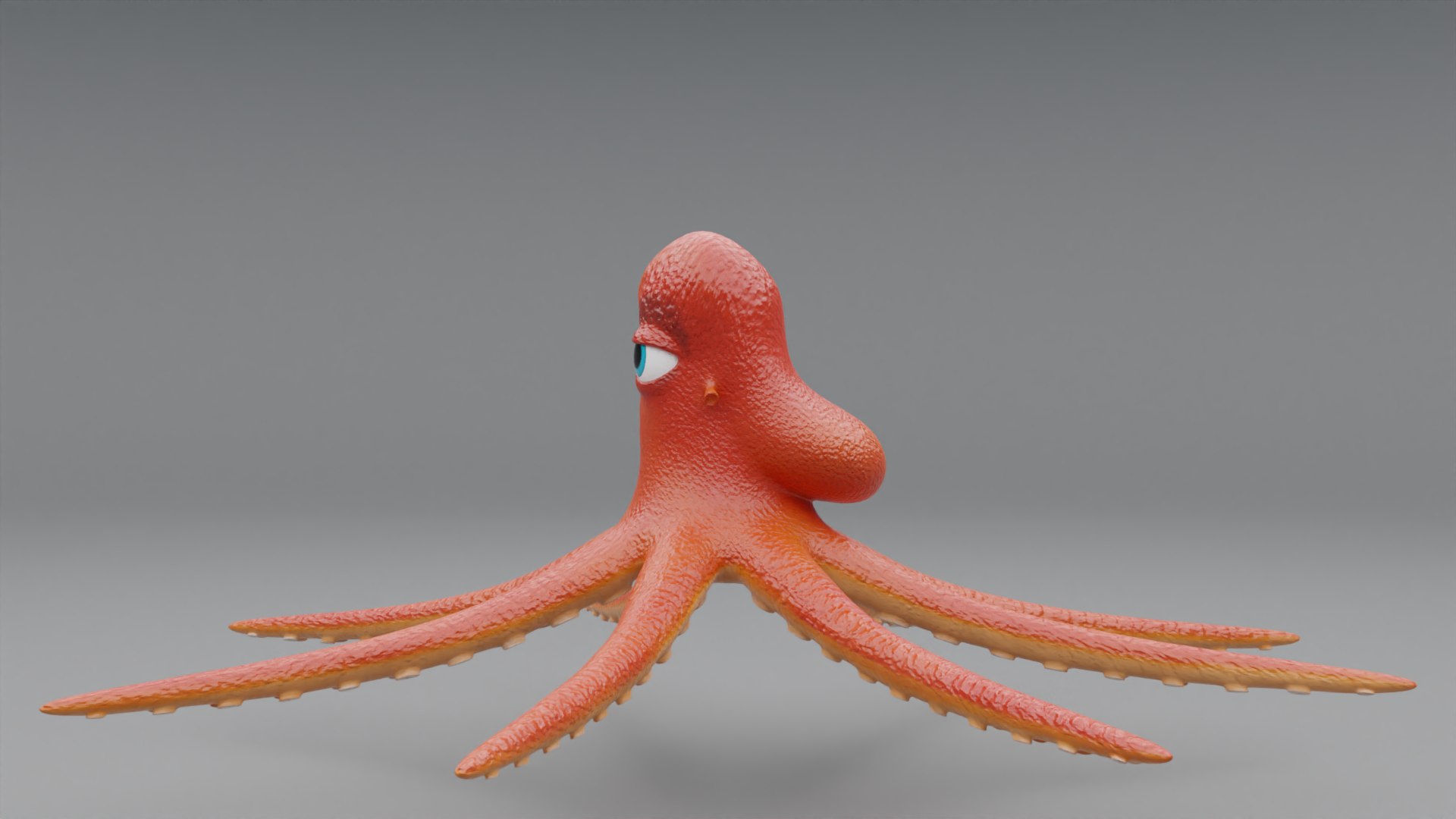 3D Octopus Cartoon 3D Model - TurboSquid 2101503
